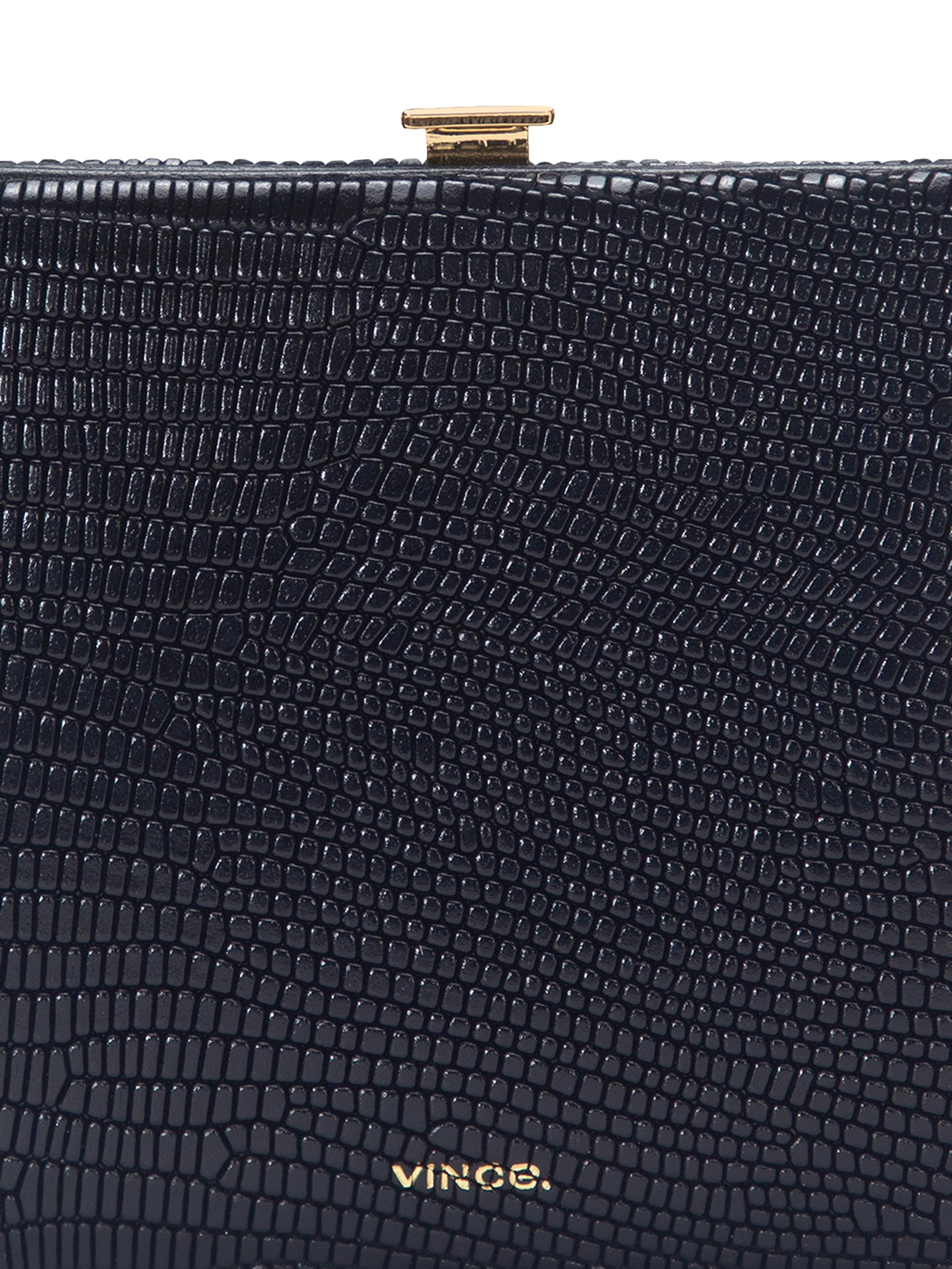 Vince Frame Lizard-Embossed Leather Wallet | Saks Fifth Avenue