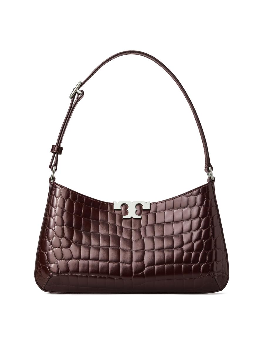 Tory Burch Eleanor Croc-Embossed Leather Shoulder Bag | Saks Fifth Avenue