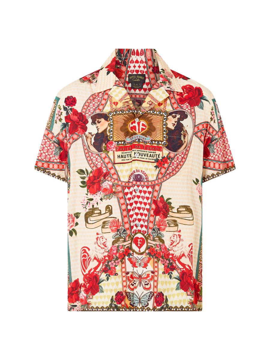 Camilla Printed Modal Camp Shirt | Saks Fifth Avenue