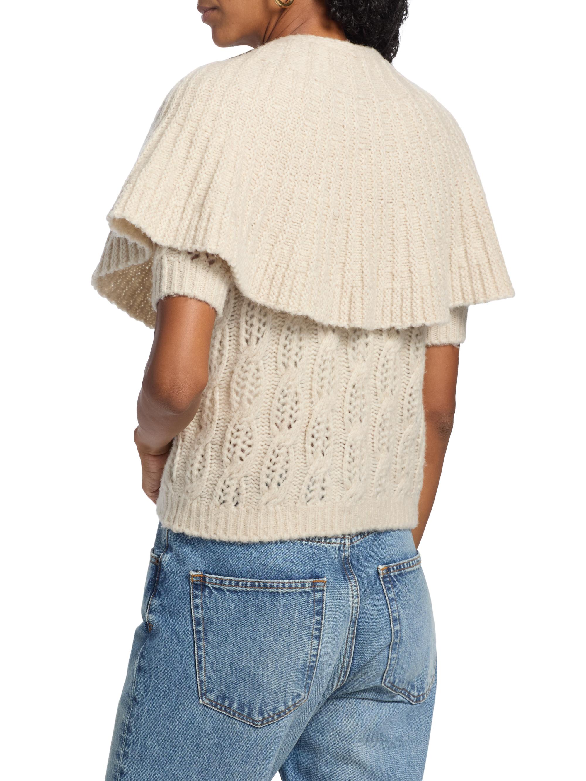 FRAME Cape Cardi Merino Wool-Blend Cardigan | Saks Fifth Avenue