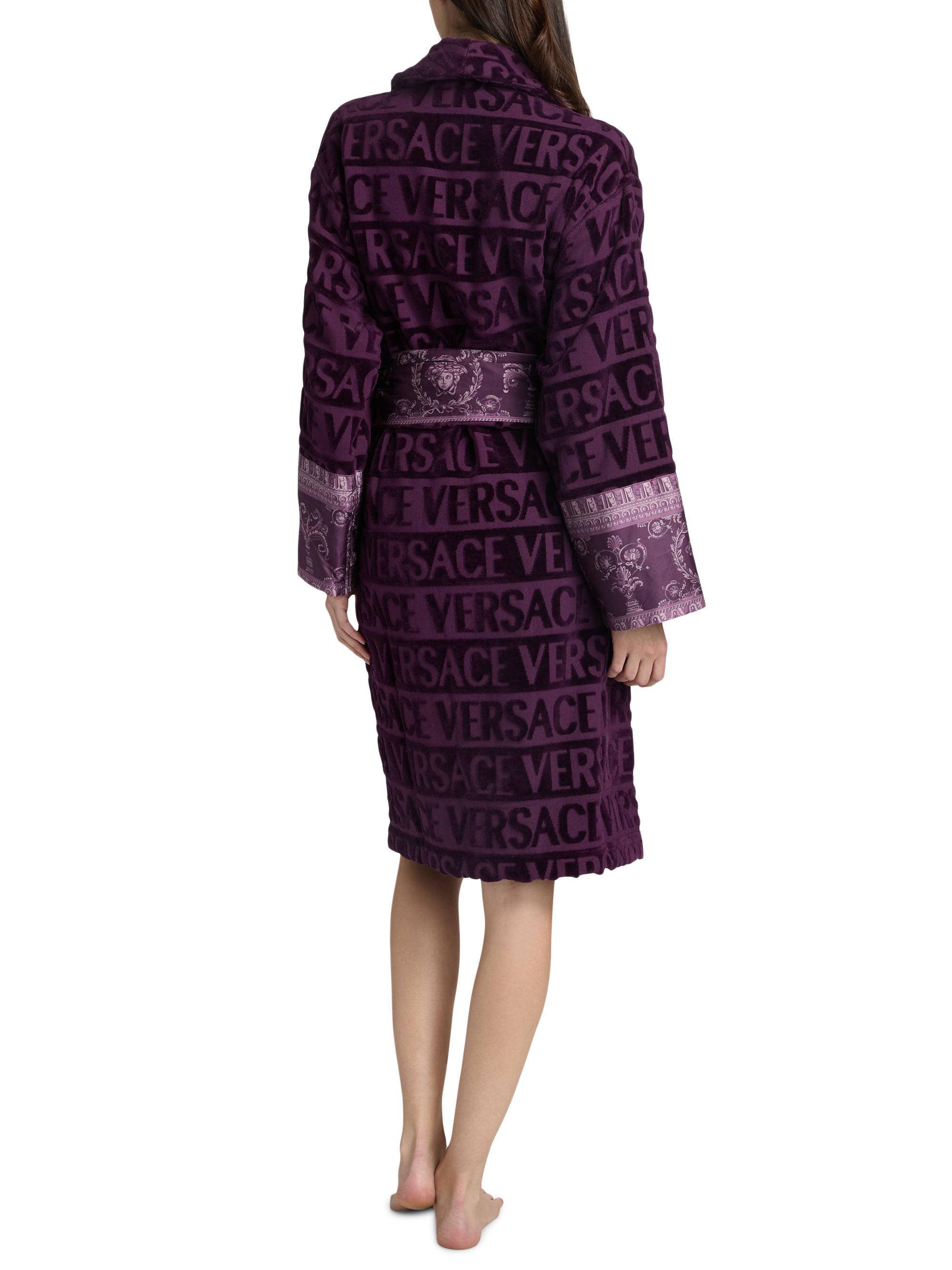 Versace Baroque Terry Cotton Bathrobe | Saks Fifth Avenue