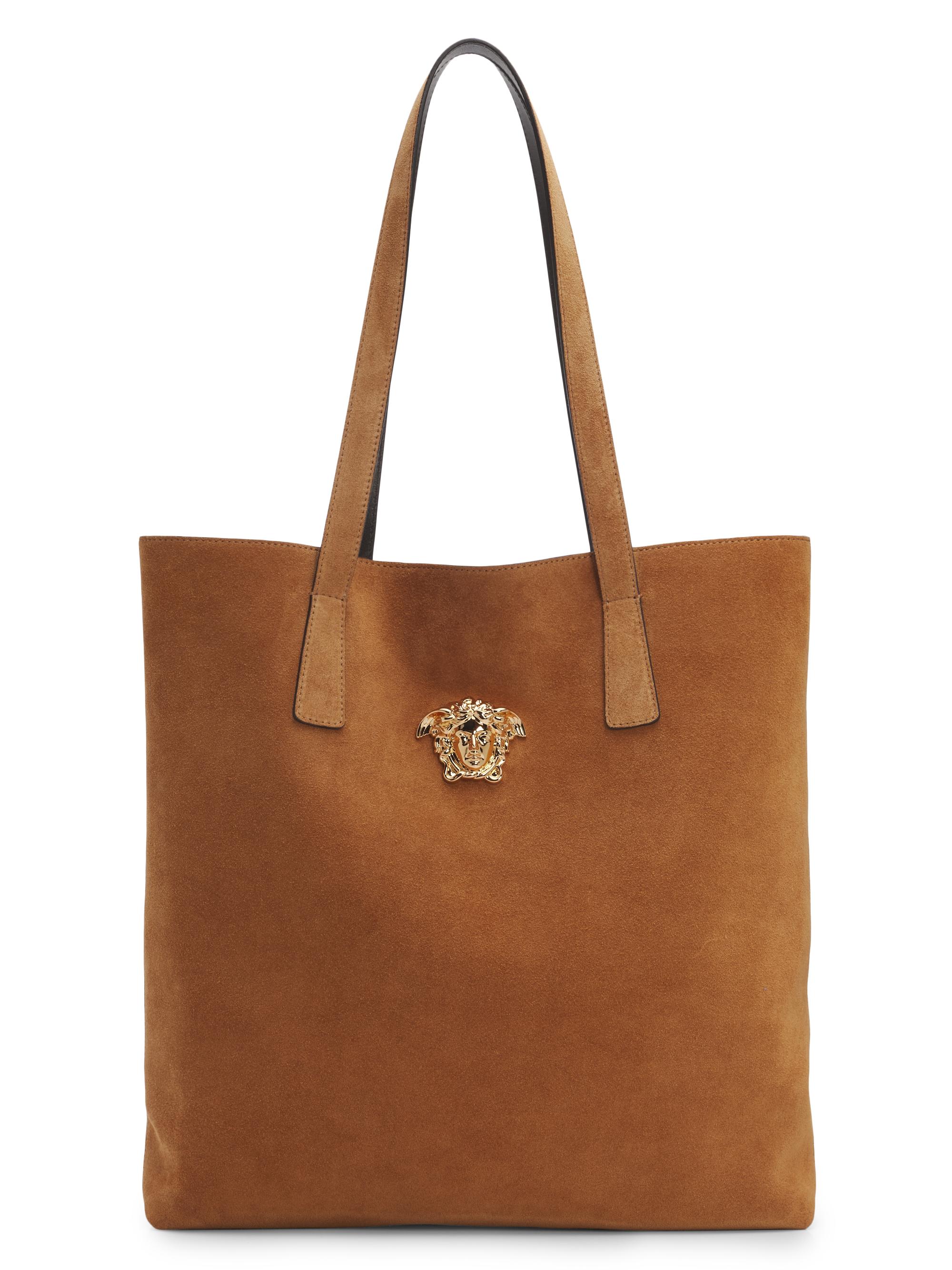 Versace La Medusa Suede Tote | Saks Fifth Avenue