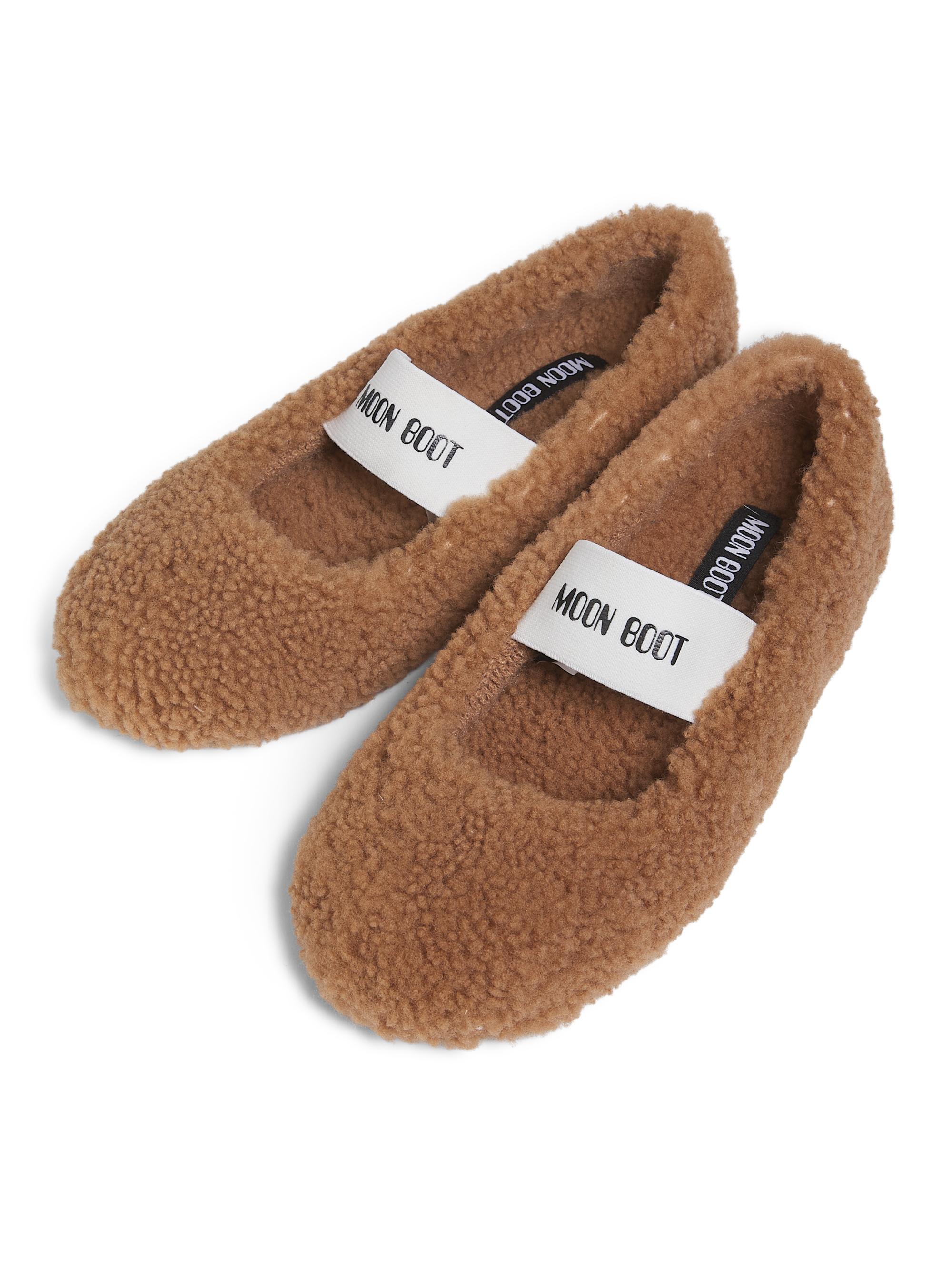 Moon Boot Moon Boot Shearling Ballerina Flats | Saks Fifth Avenue