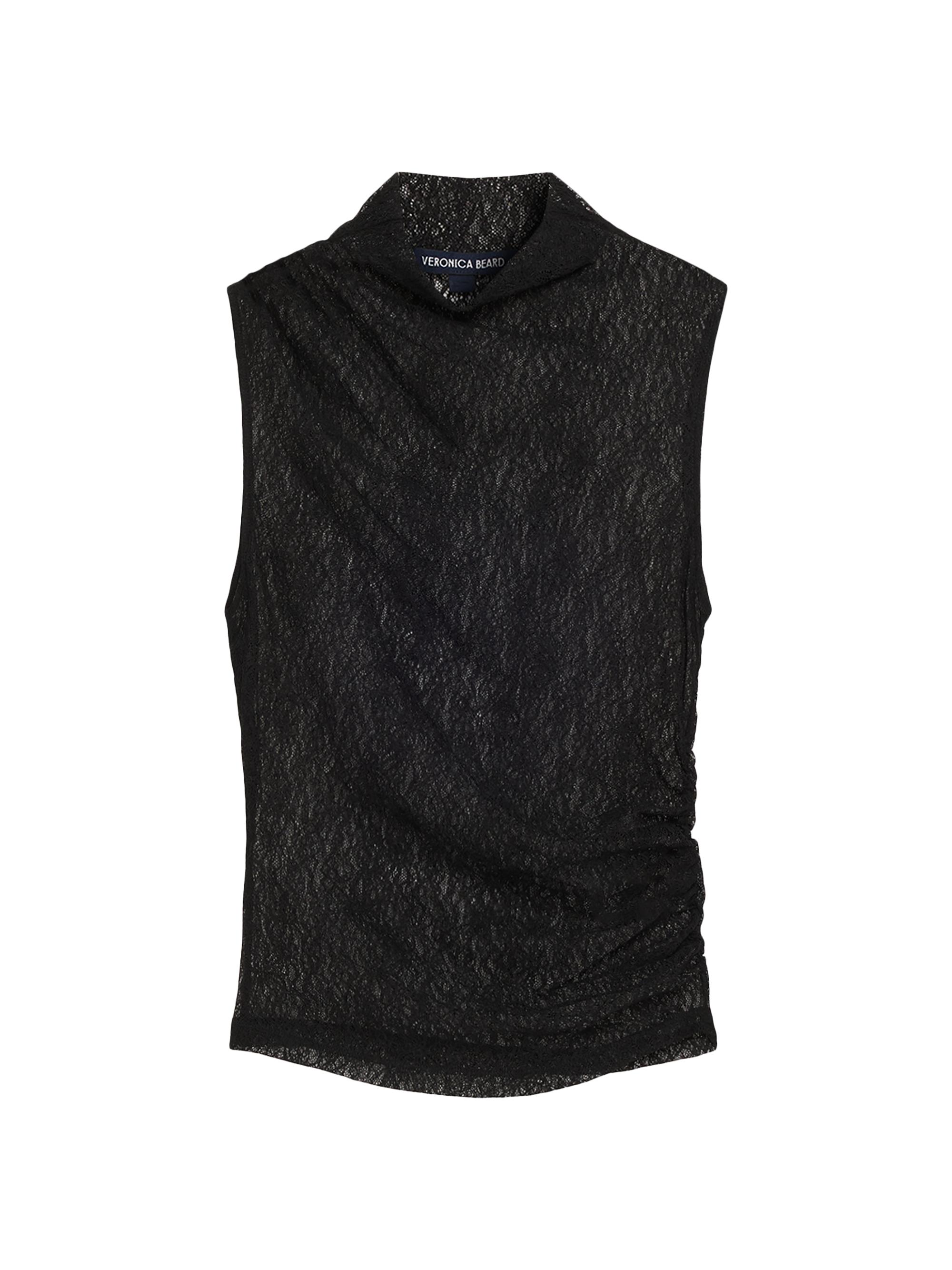 Veronica Beard Mylie Lace Mock Turtleneck Top | Saks Fifth Avenue