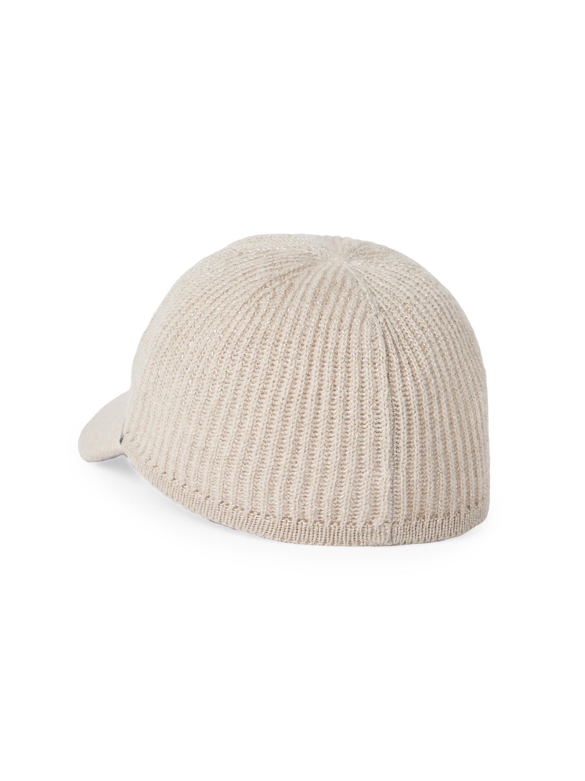 Brunello Cucinelli Sparkling Cashmere English Rib Knit Baseball Cap ...