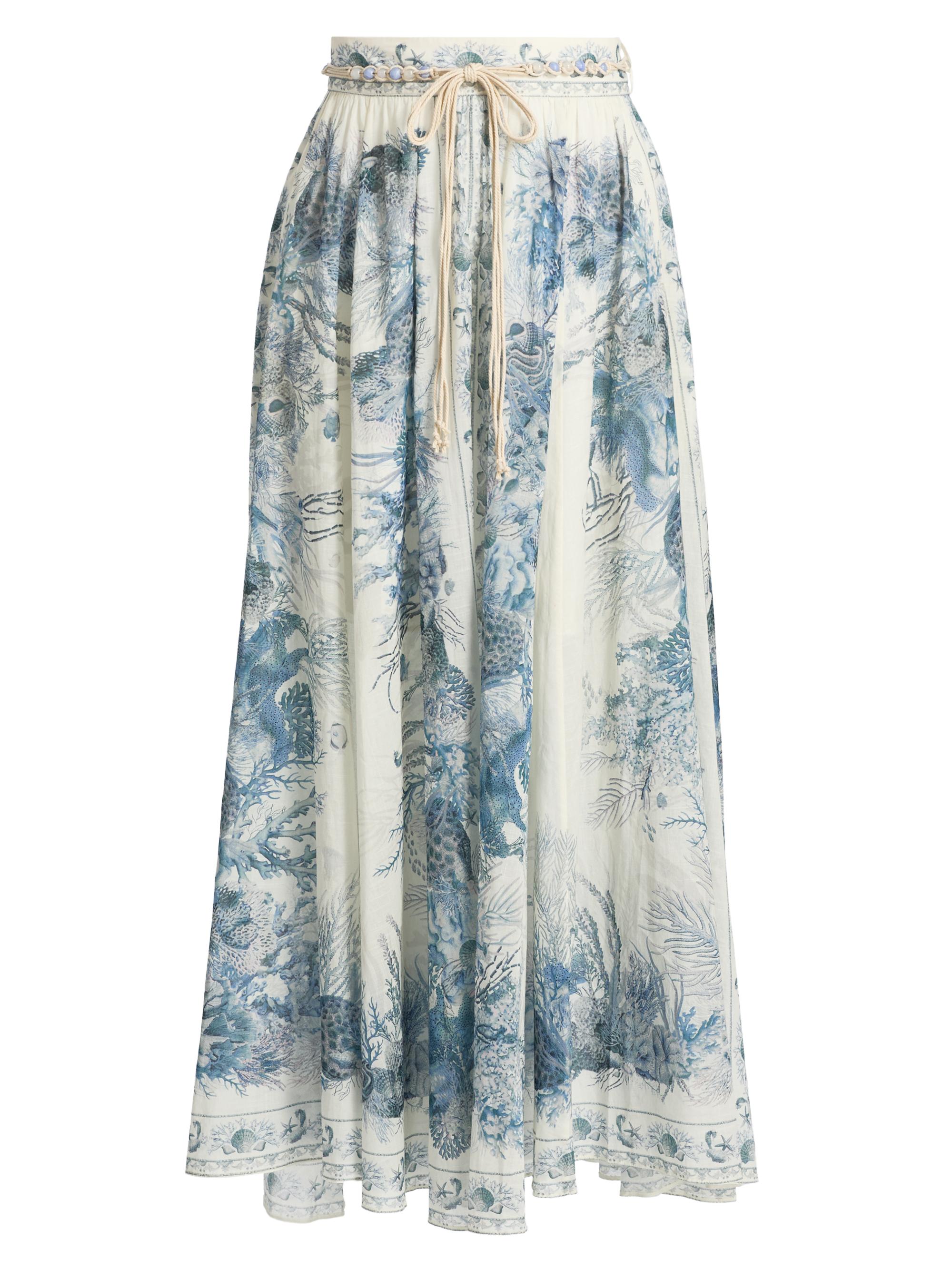 Zimmermann Wanderlust Toile A-Line Maxi Skirt | Saks Fifth Avenue