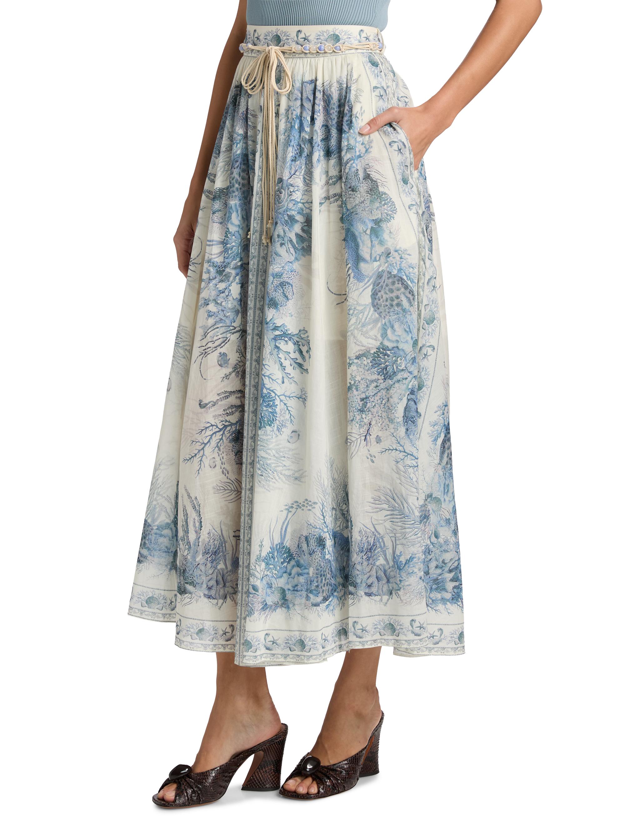 Zimmermann Wanderlust Toile A-Line Maxi Skirt | Saks Fifth Avenue
