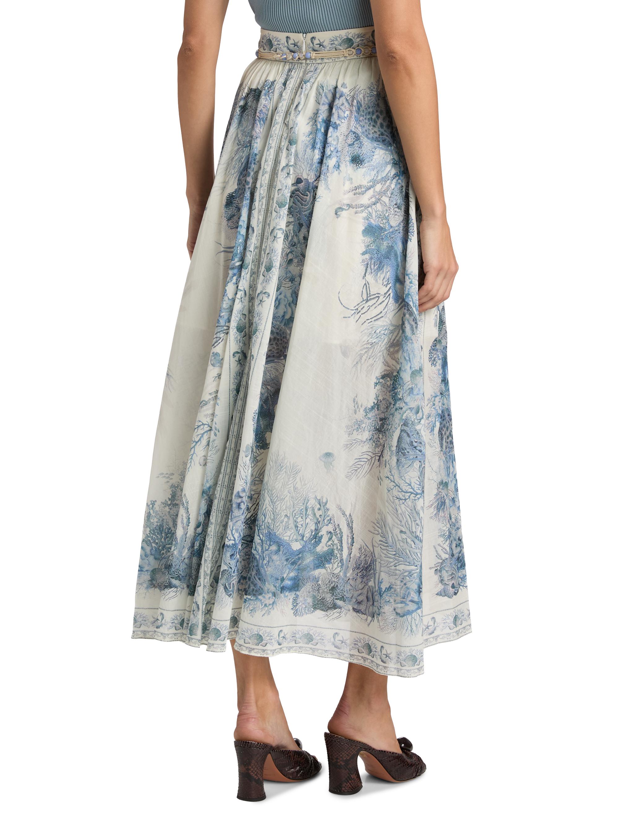 Zimmermann Wanderlust Toile A-Line Maxi Skirt | Saks Fifth Avenue