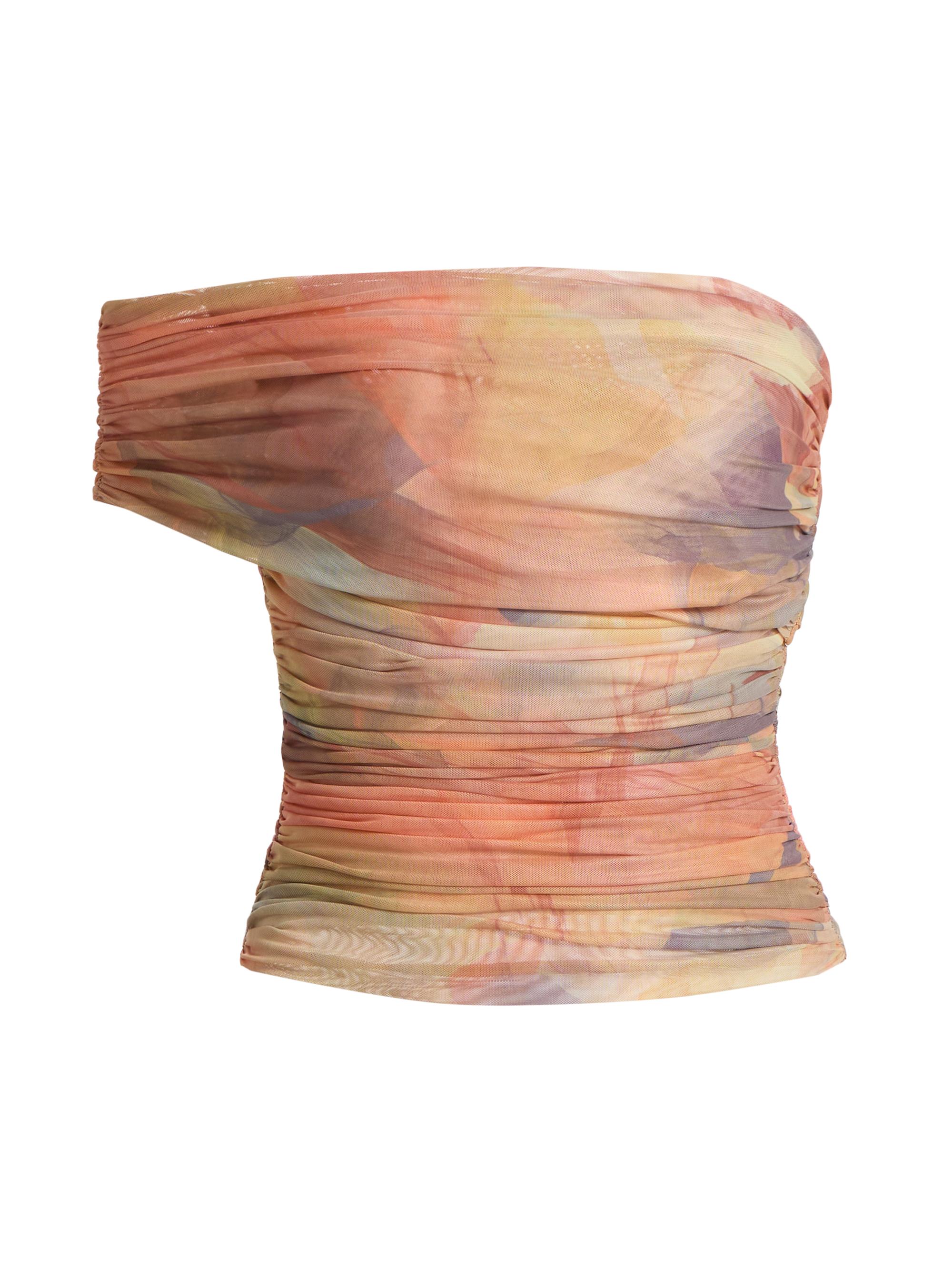 Ronny Kobo Verna Ruched Top | Saks Fifth Avenue