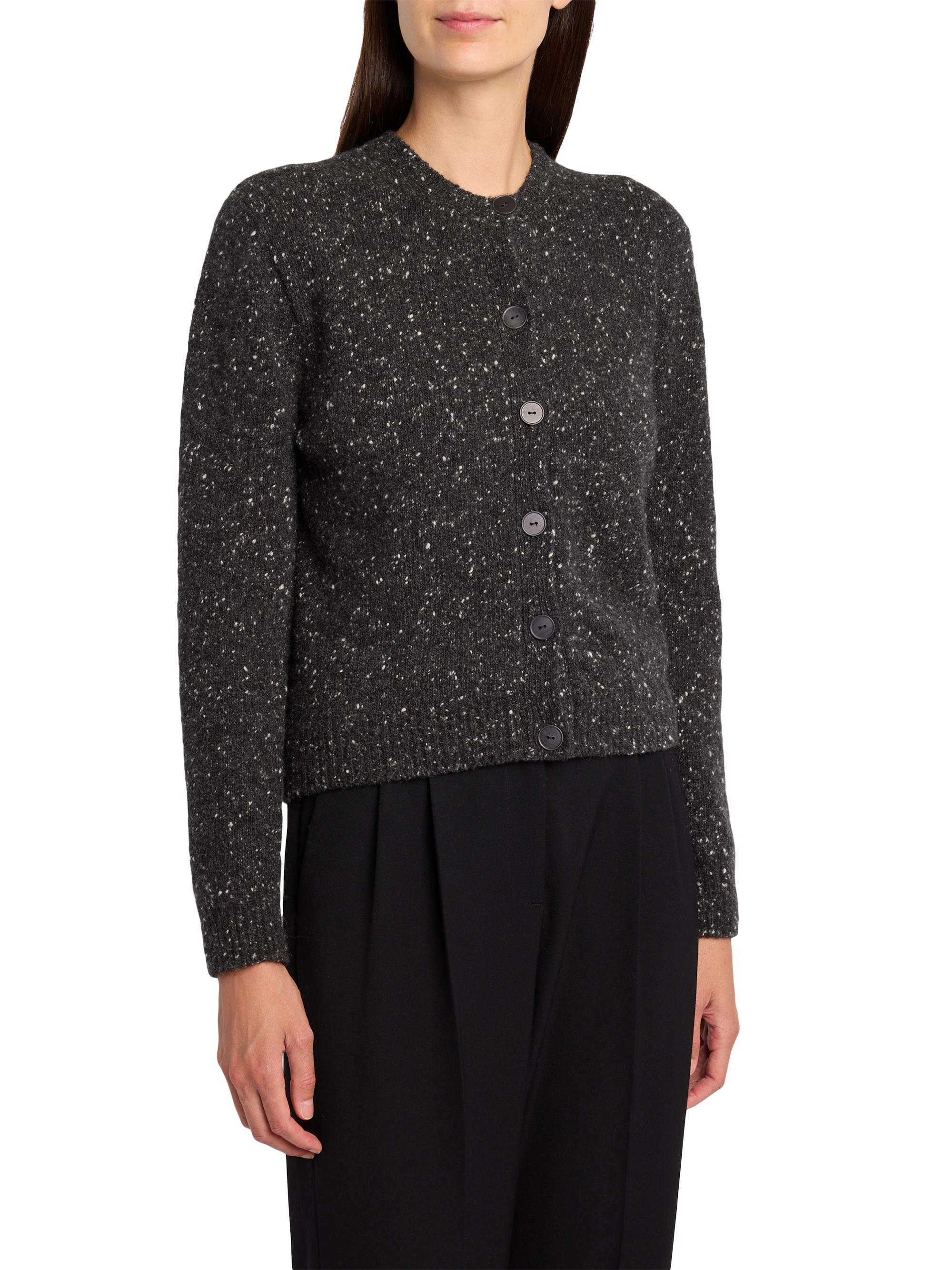 The Row Mauino Speckled Cashmere Cardigan | Saks Fifth Avenue