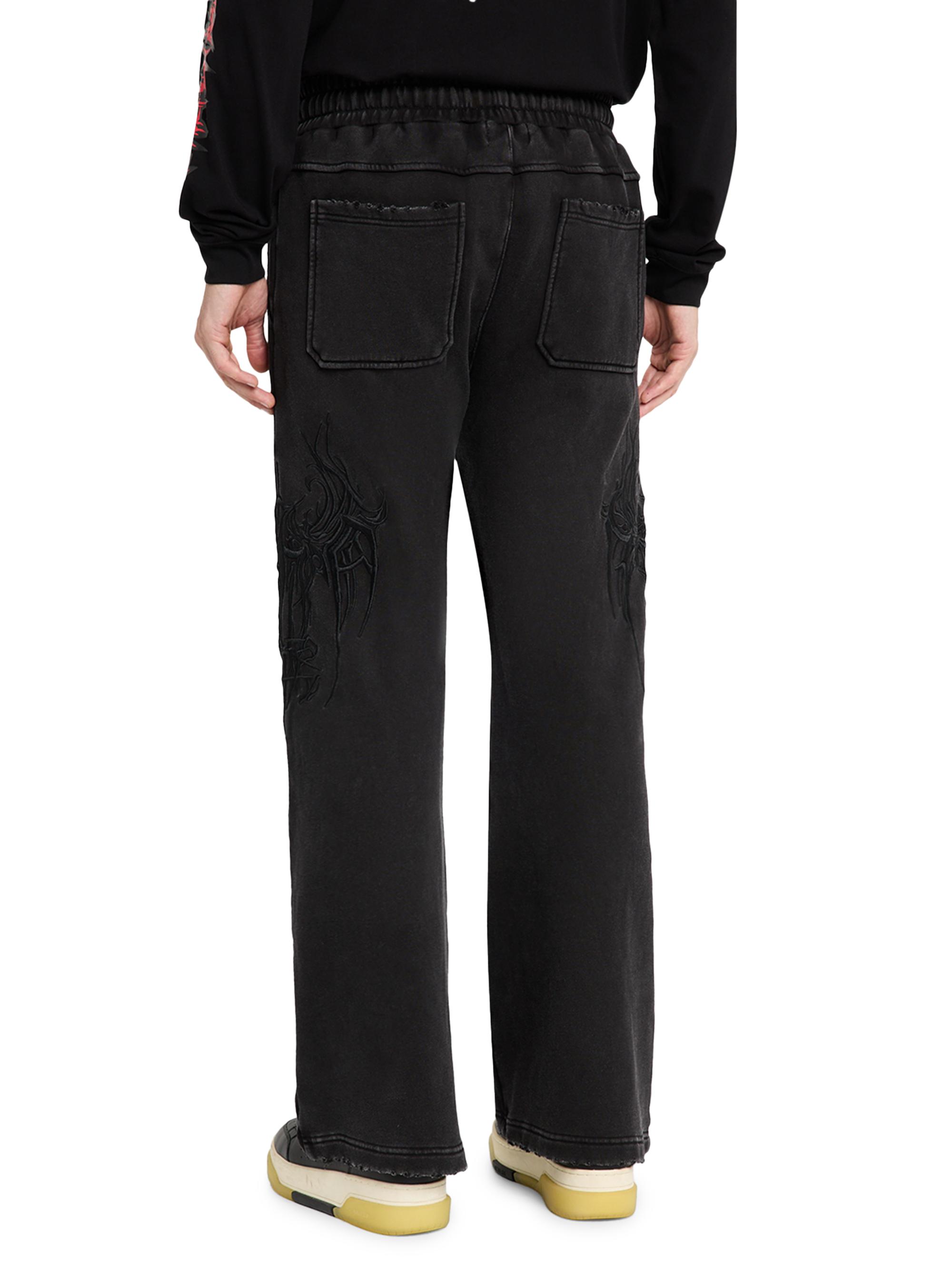 RTA Cyber Sigilism Embroidered Flared Sweatpants | Saks Fifth Avenue