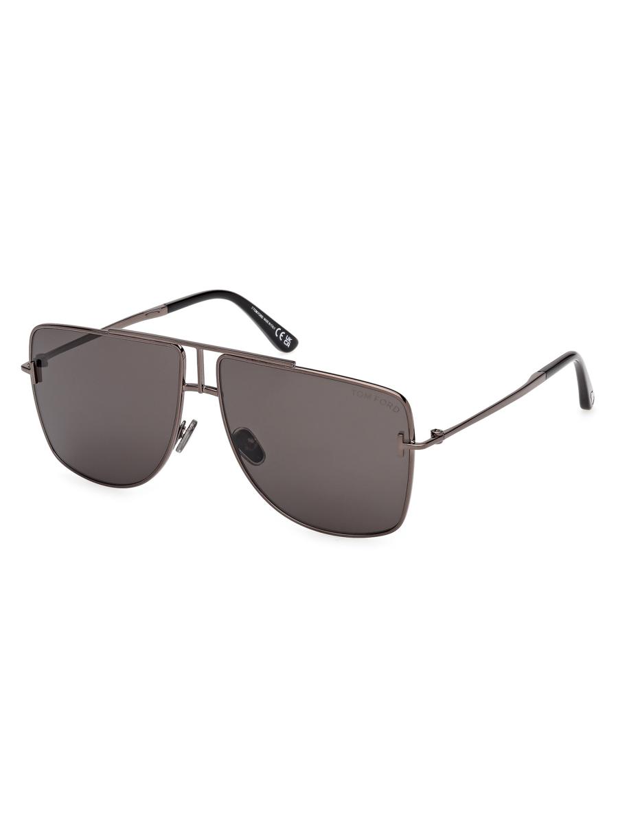 TOM FORD Eliott-02 59MM Geometric Aviator Sunglasses | Saks Fifth Avenue