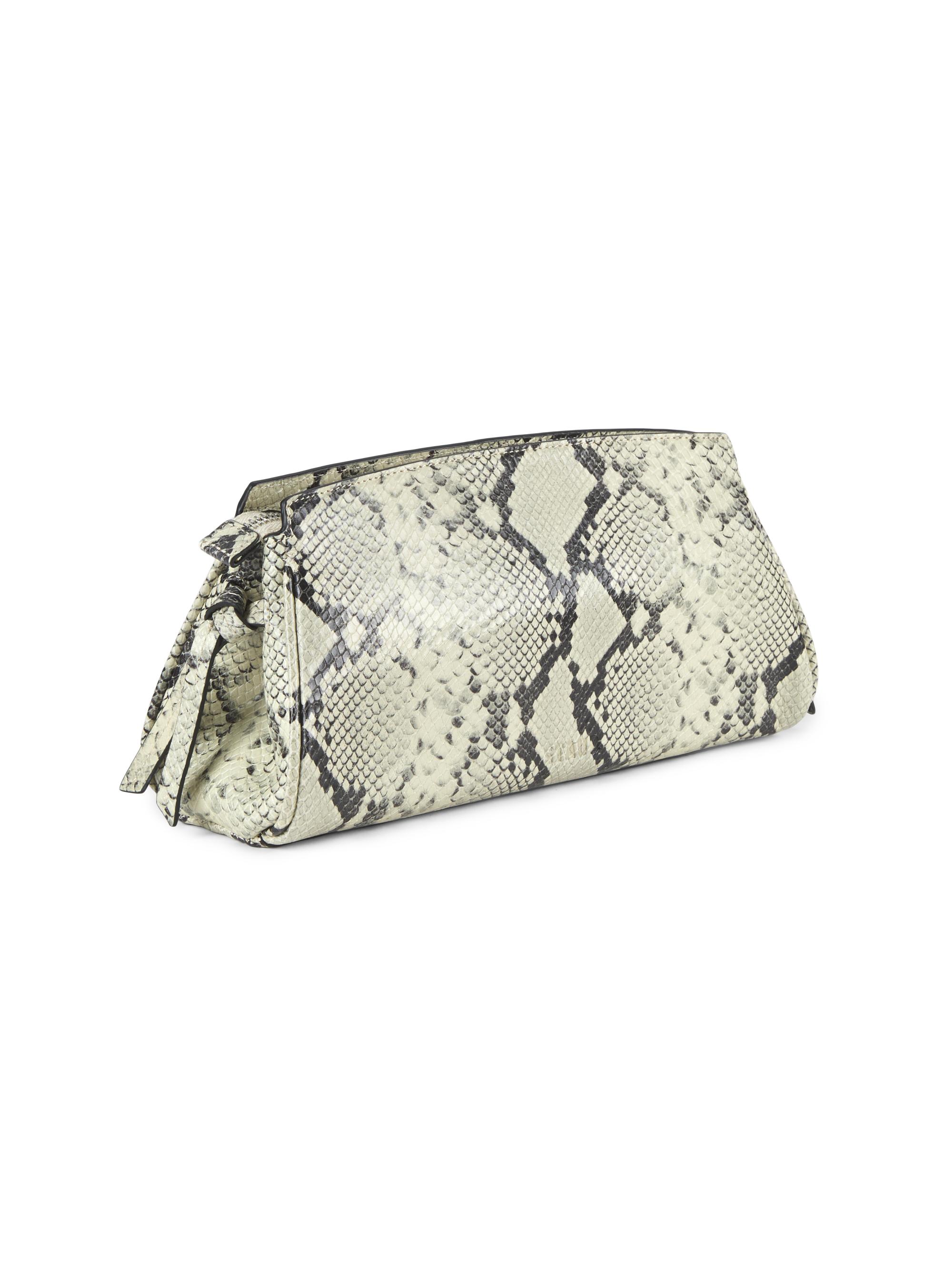 Staud Maude Leather Convertible Clutch | Saks Fifth Avenue