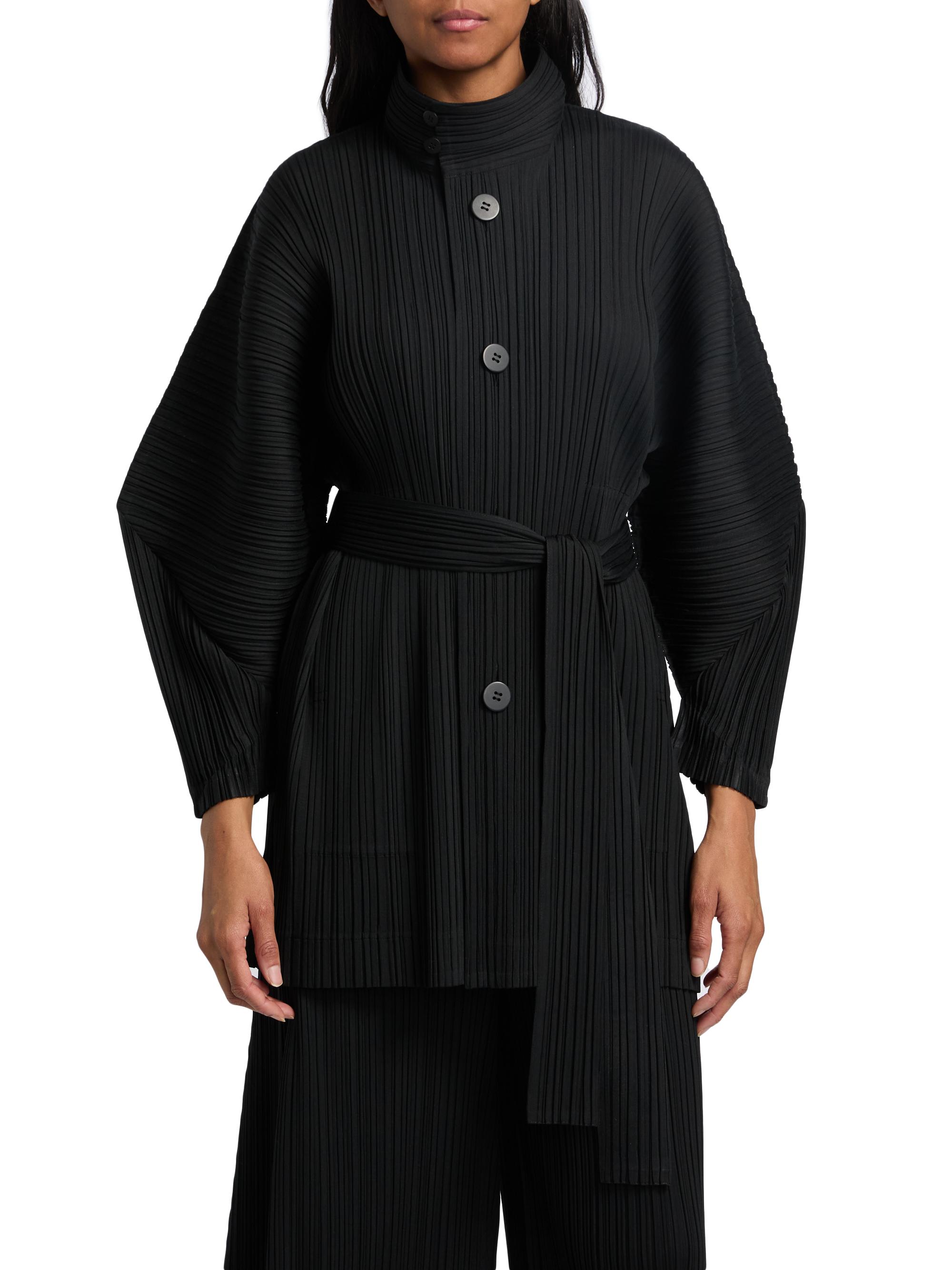 Pleats Please Issey Miyake Pleated Wool Jacket | Saks Fifth Avenue