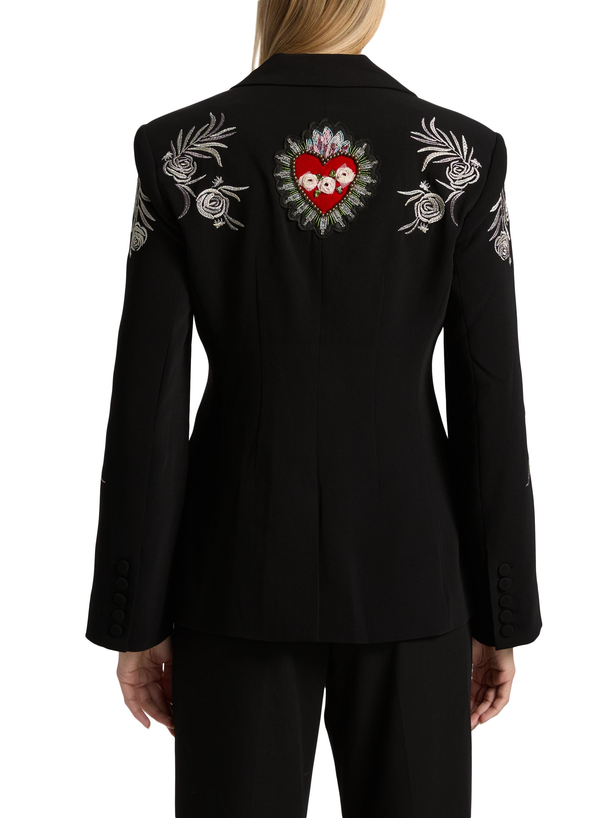 Cinq à Sept Heritage Rose Cheyenne Embellished Blazer | Saks Fifth Avenue