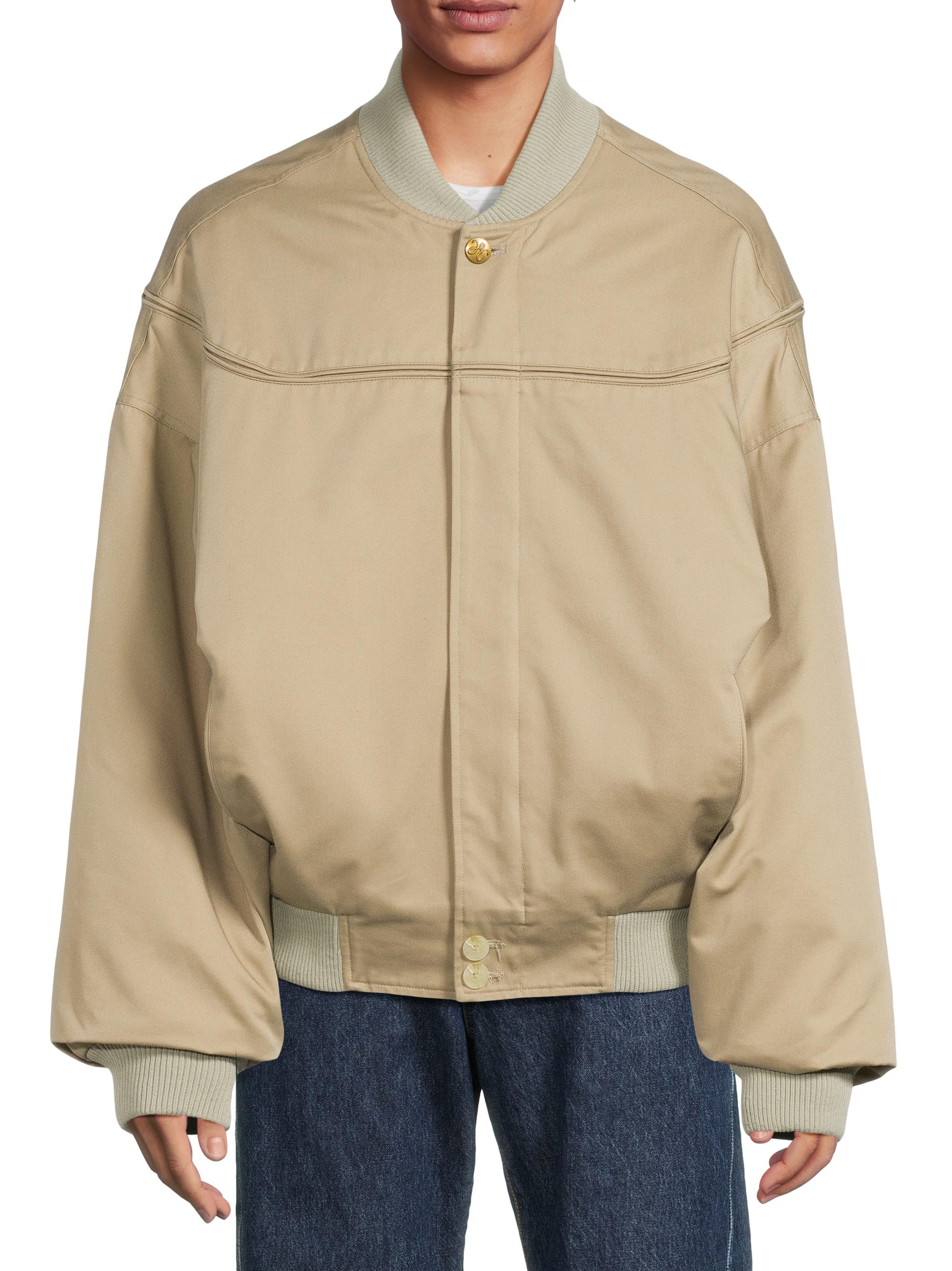 Willy Chavarria Gas Station Oversized Bomber Jacket | Saks Fifth Avenue