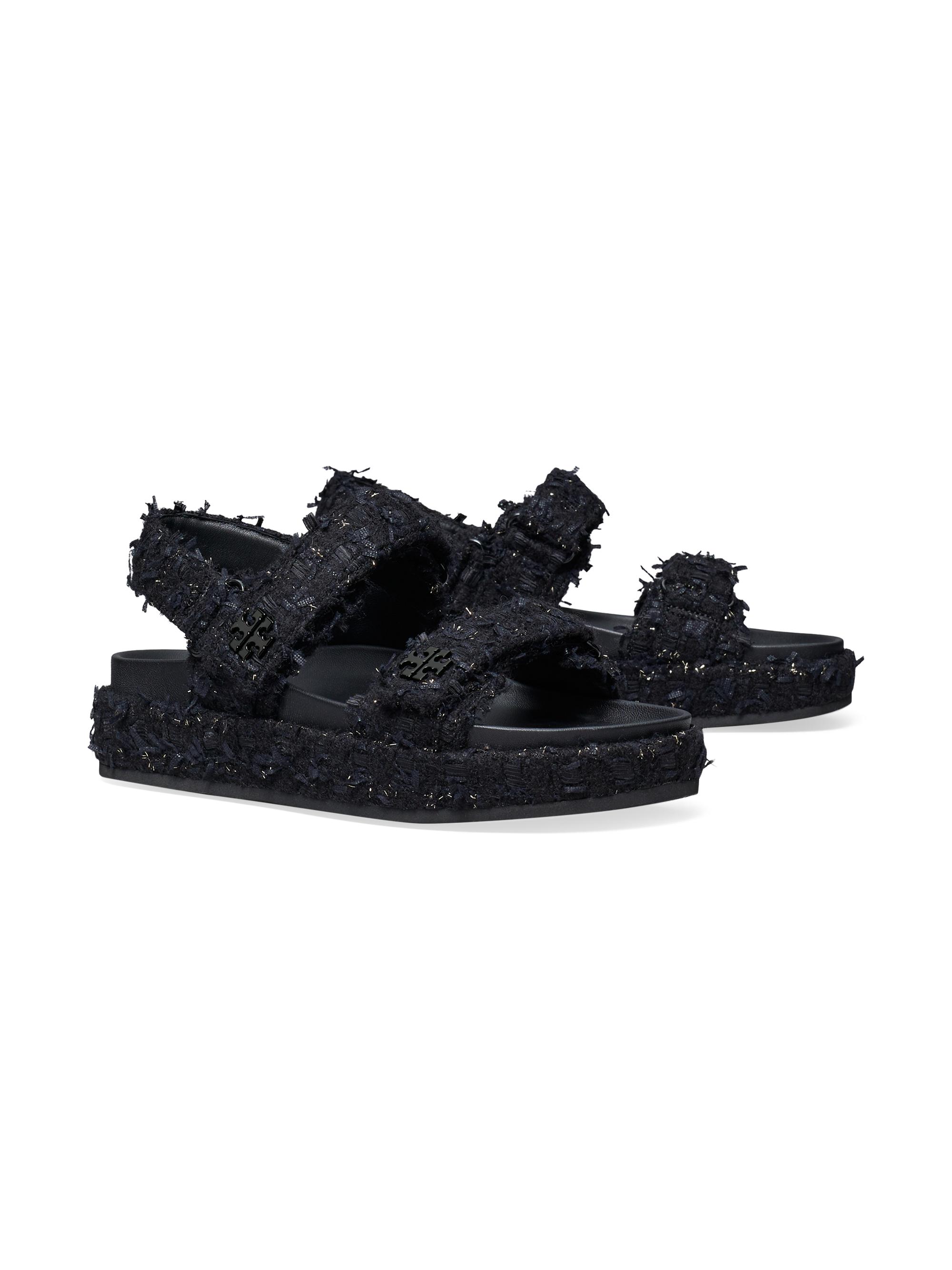 Tory Burch Kira Bouclé Tweed Sandals | Saks Fifth Avenue