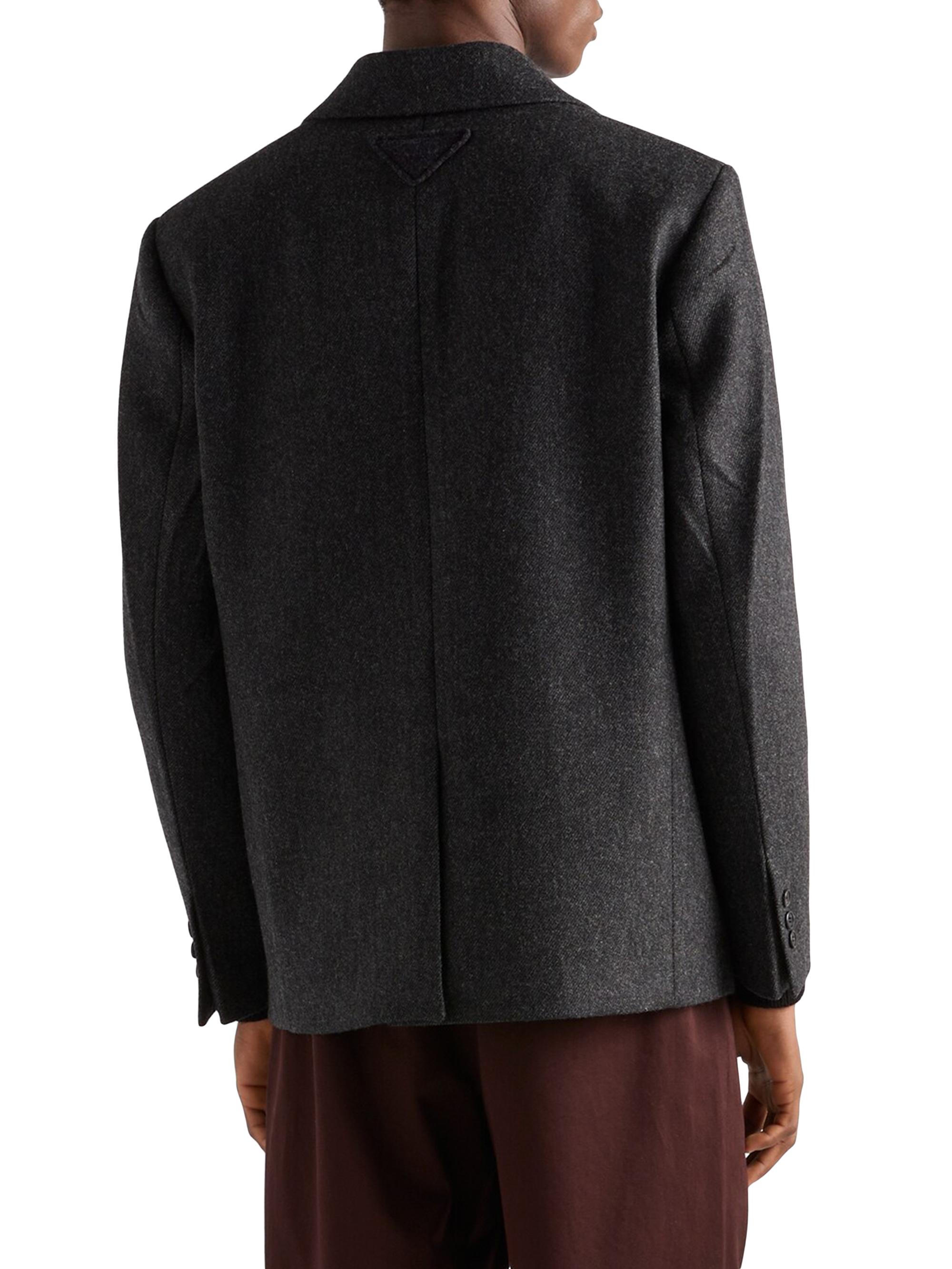 Prada Single-Breasted Wool Jacket | Saks Fifth Avenue