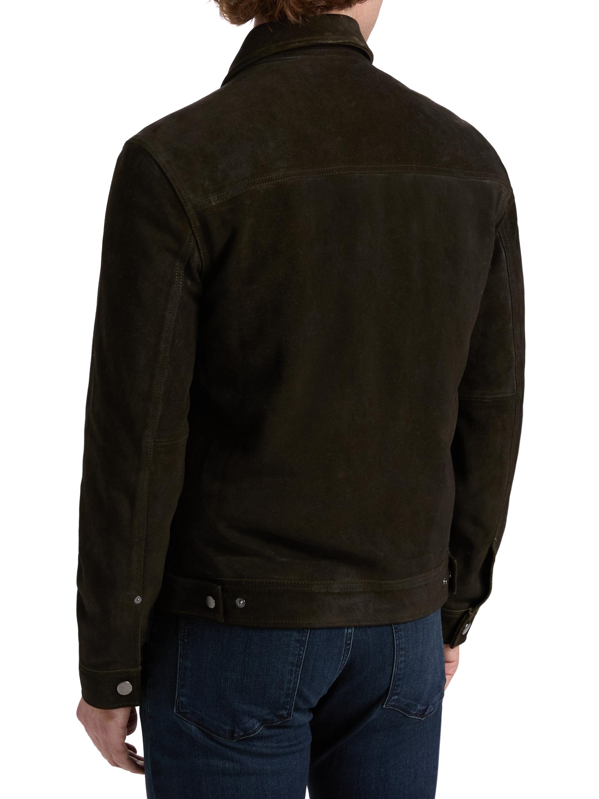 Paige Rubino Suede Trucker Jacket | Saks Fifth Avenue