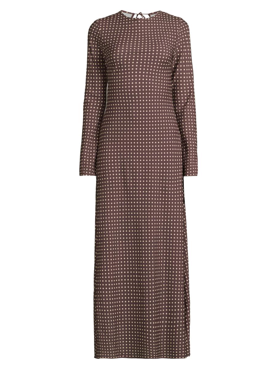 Faithfull the Brand Mesa Polka-Dot Open-Back Maxi Dress | Saks Fifth Avenue