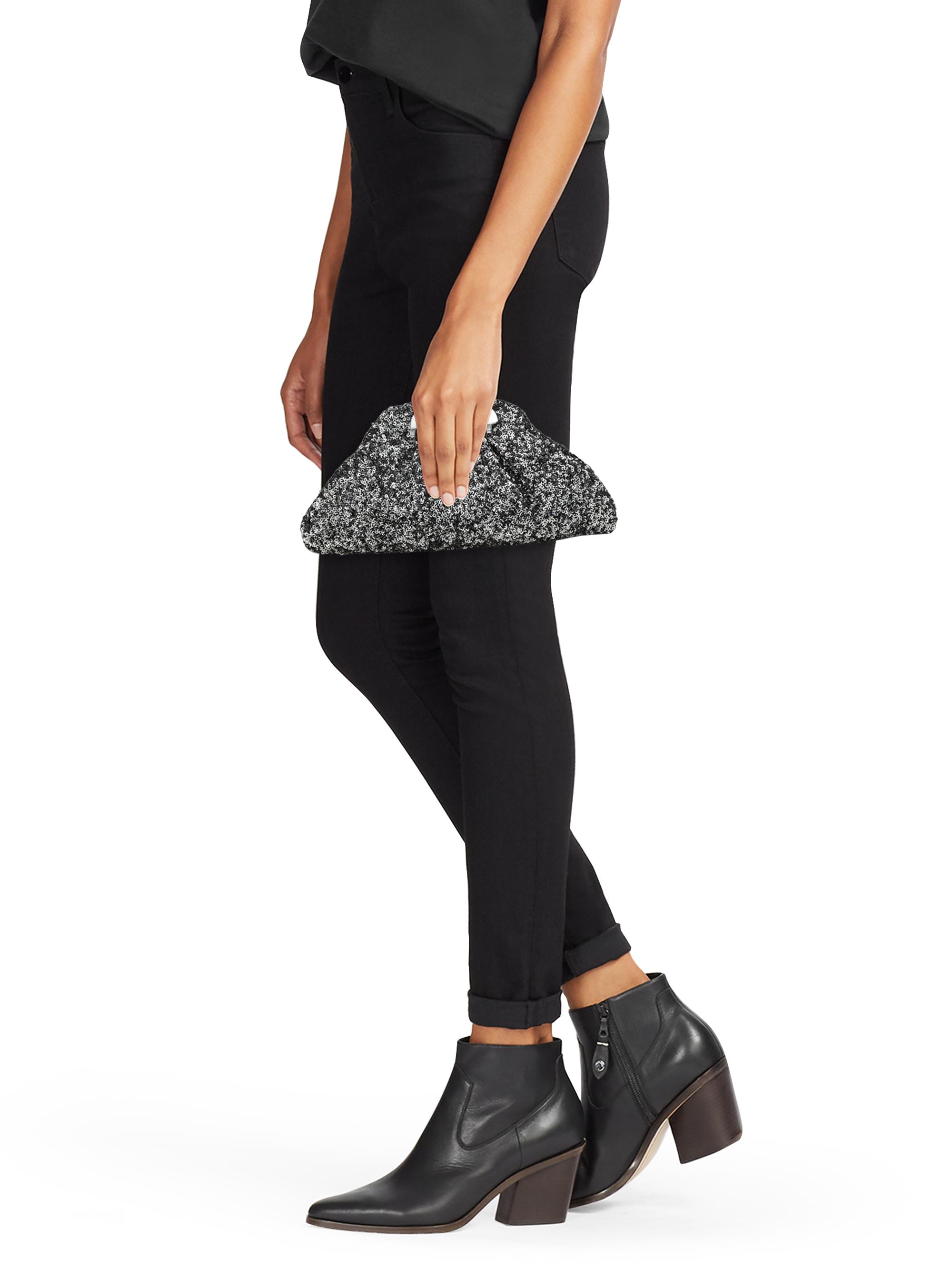 Marc Jacobs The Small Claw Sequin-Embellished Clutch | Saks Fifth Avenue