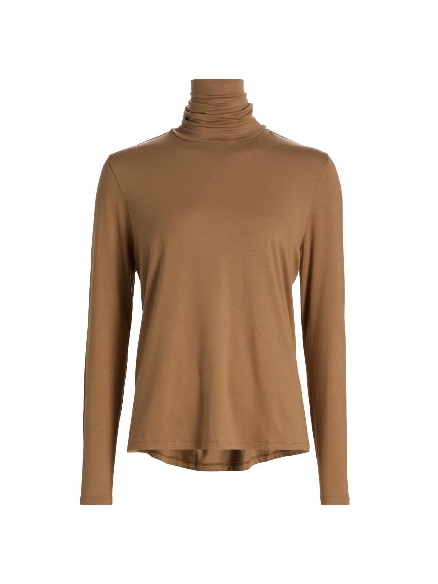 Majestic Filatures Soft Touch Back Pleat Turtleneck Sweater | Saks ...