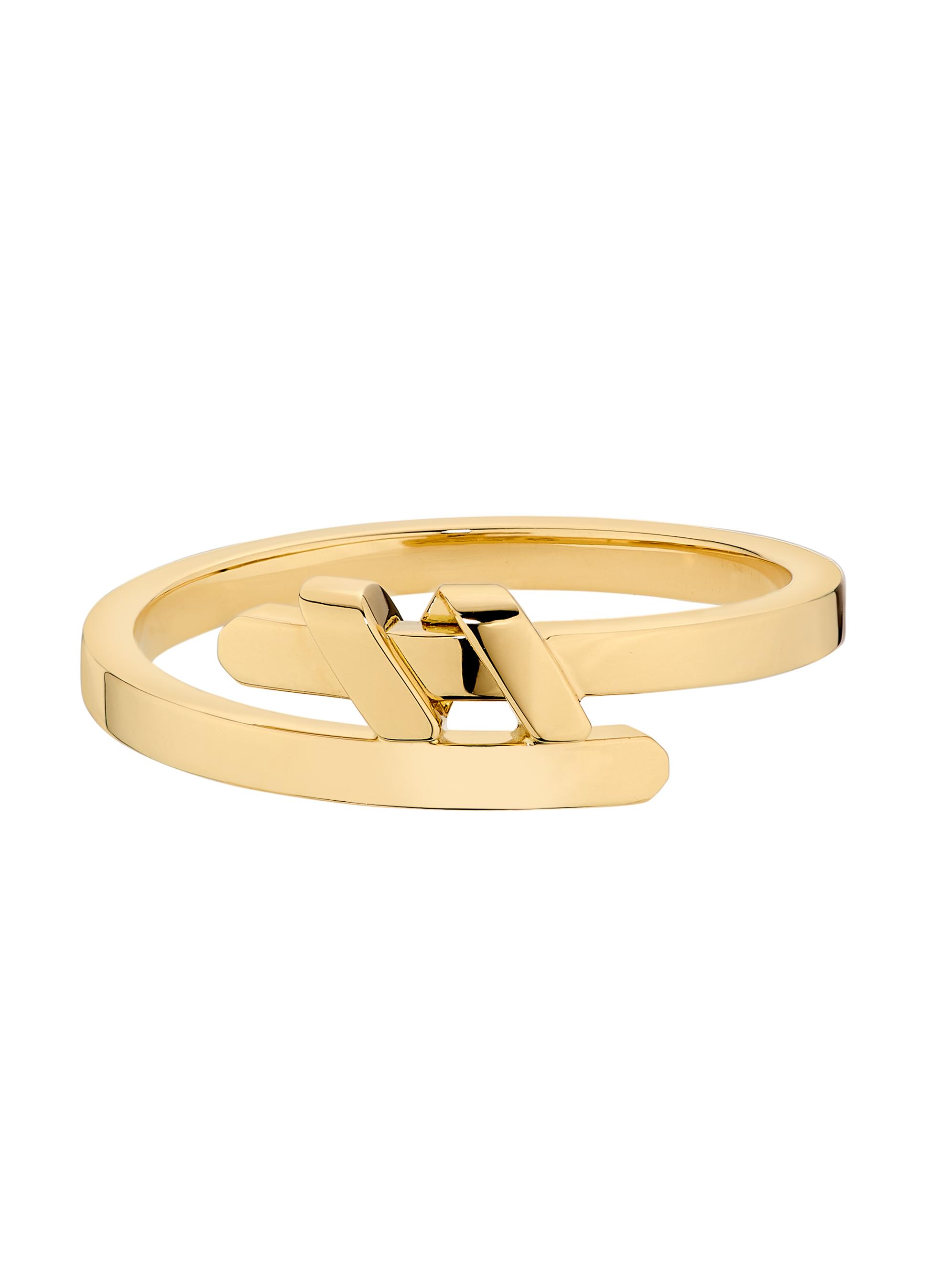 SAKS EST. 1924 Helix Torque Ring 18K Yellow Gold | Saks Fifth Avenue