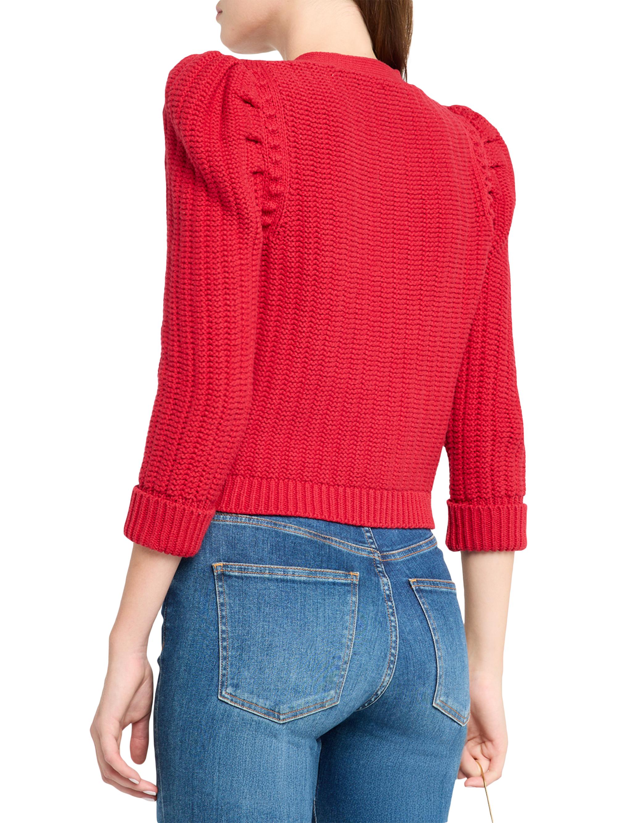 L'AGENCE Delli Cropped Cardigan | Saks Fifth Avenue