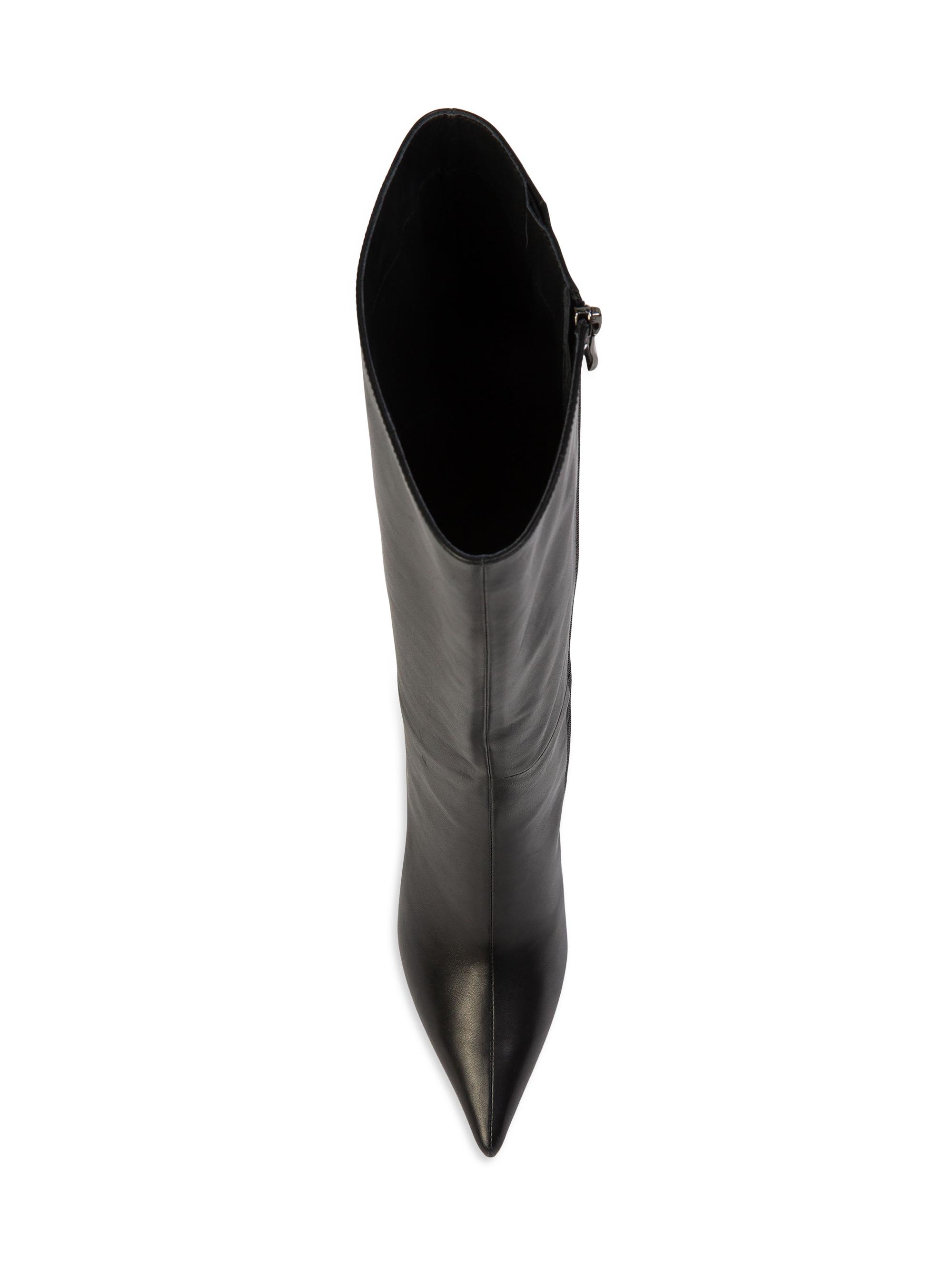 Black Suede Studio Draya 80MM Knee-High Boots | Saks Fifth Avenue