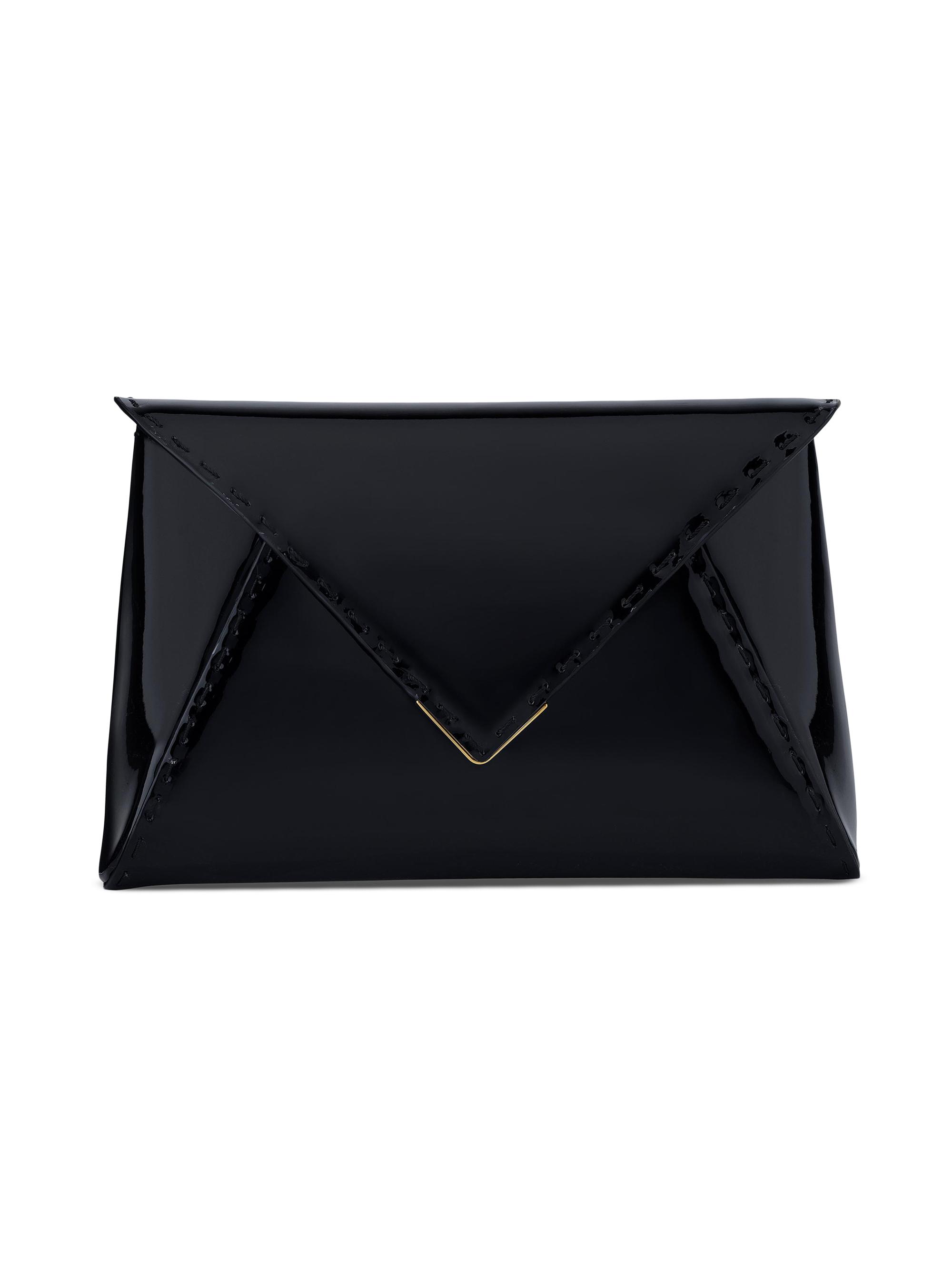 Lee Pouchet Small Patent Leather with Gold Hardware