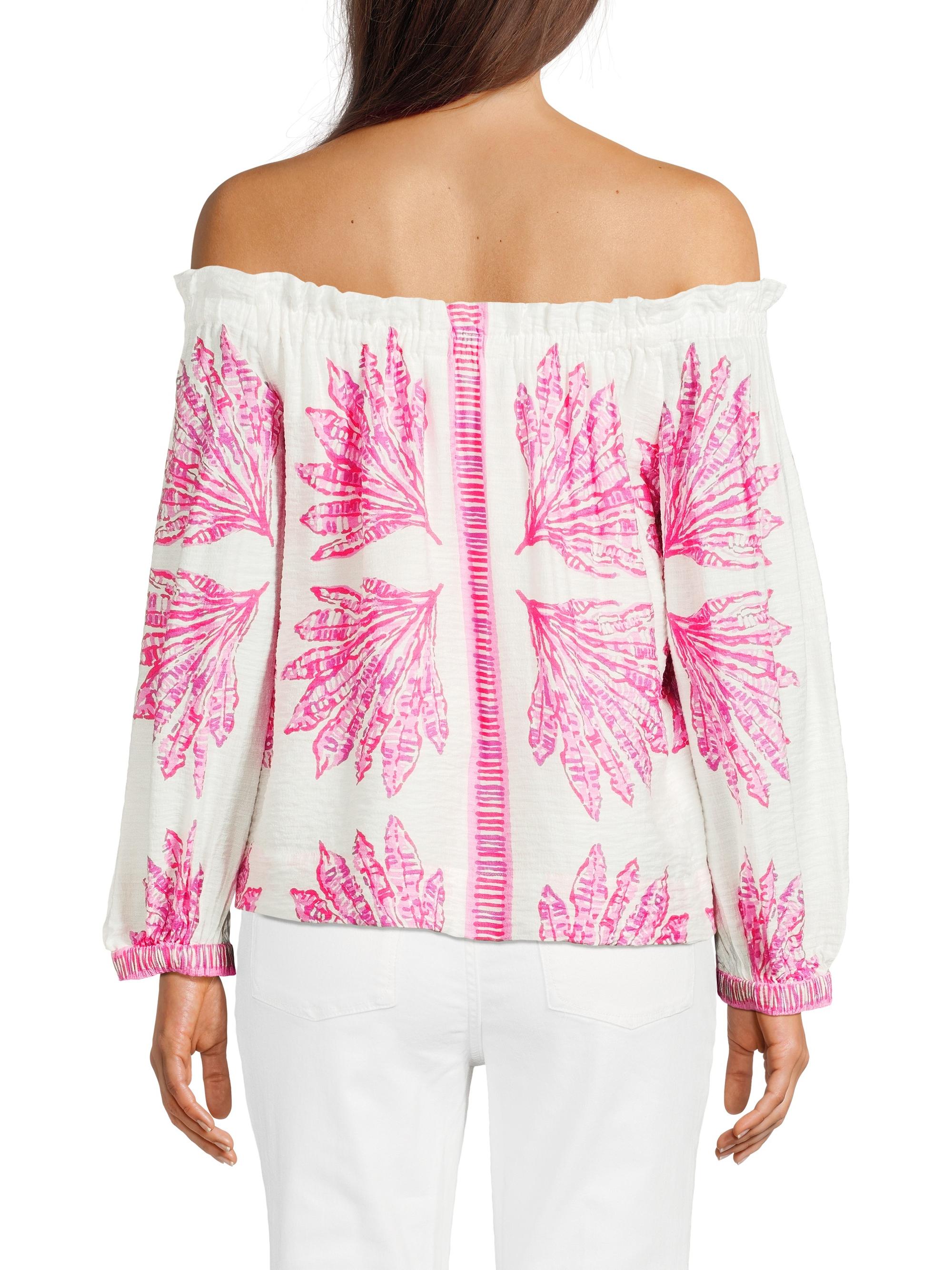 Lilly Pulitzer Kalinda Off-the-Shoulder Top | Saks Fifth Avenue
