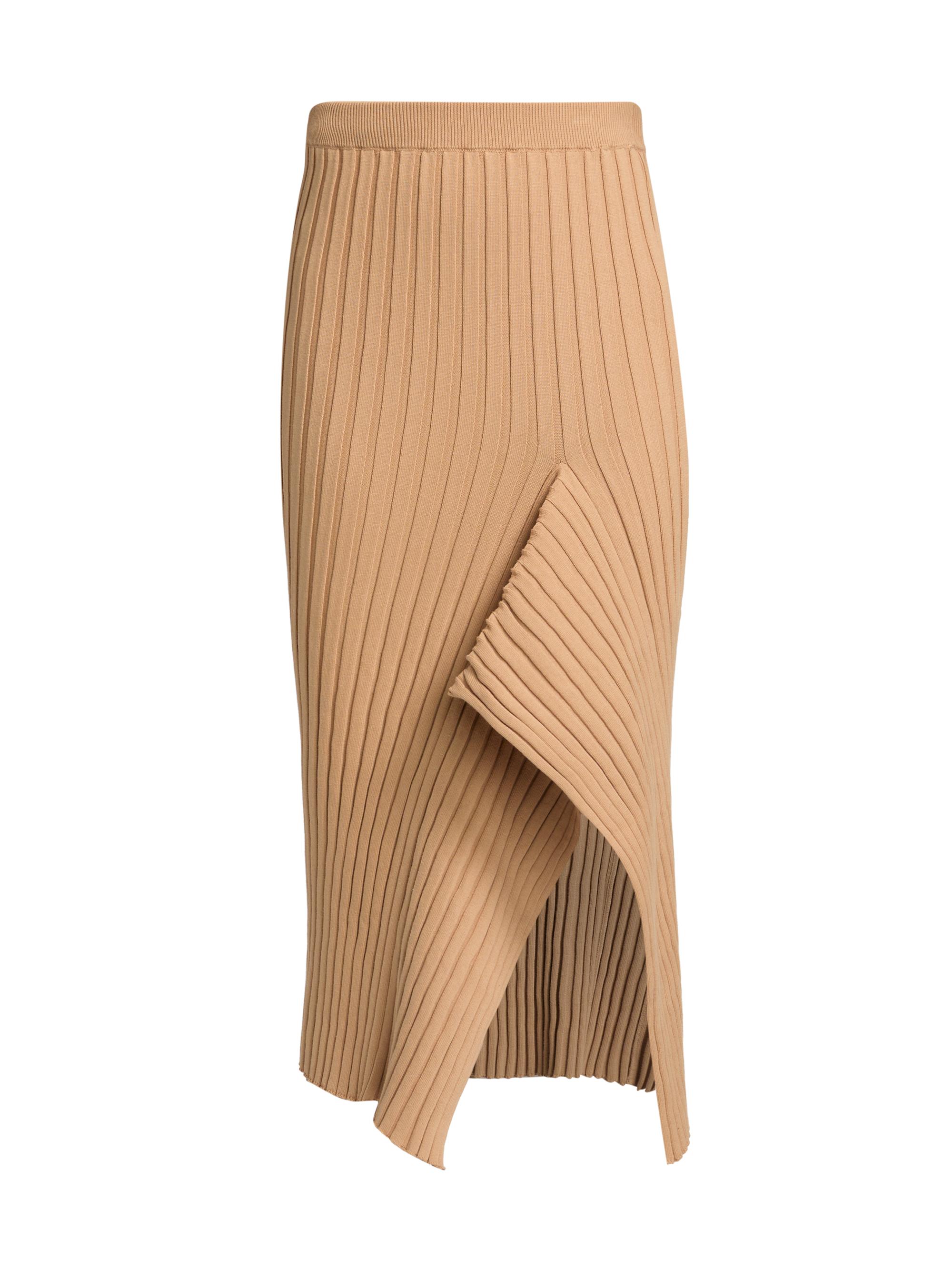 Stella McCartney Rib-Knit Cotton Midi-Skirt | Saks Fifth Avenue