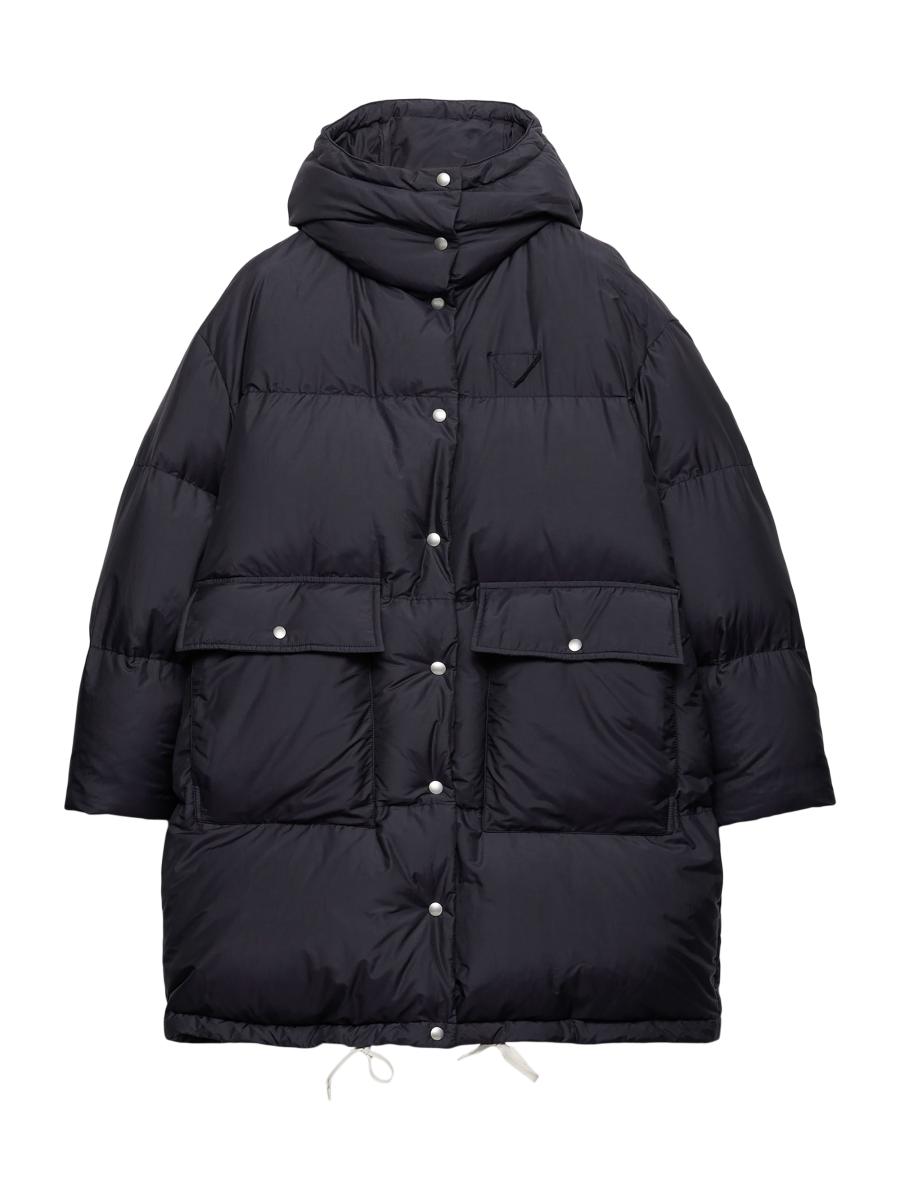 Prada Soft Canvas Down Parka | Saks Fifth Avenue