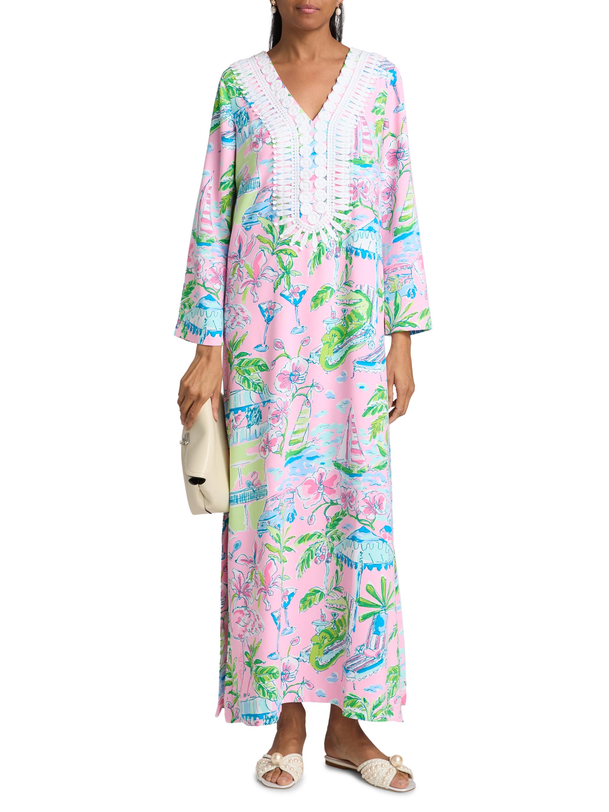 Lilly Pulitzer Ocleppo Maxi Oversized Caftan | Saks Fifth Avenue
