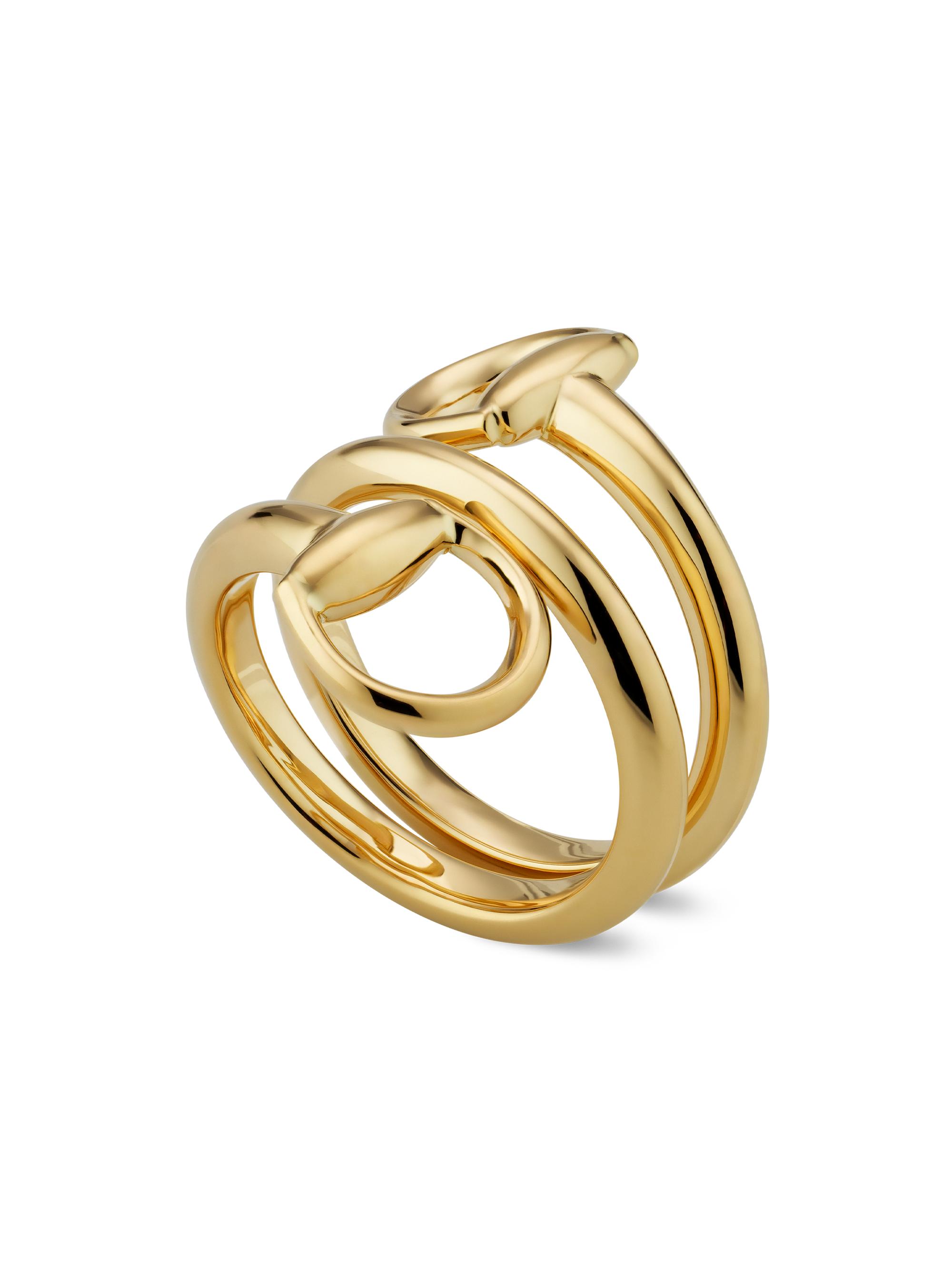 Gucci 18K Yellow Gold Horsebit Ring | Saks Fifth Avenue