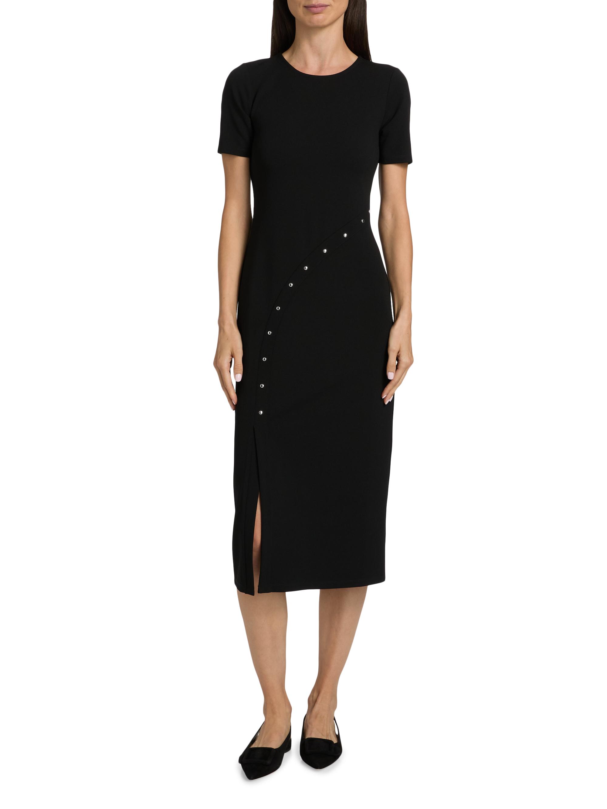 MICHAEL Michael Kors Dome Stud Midi-Dress | Saks Fifth Avenue
