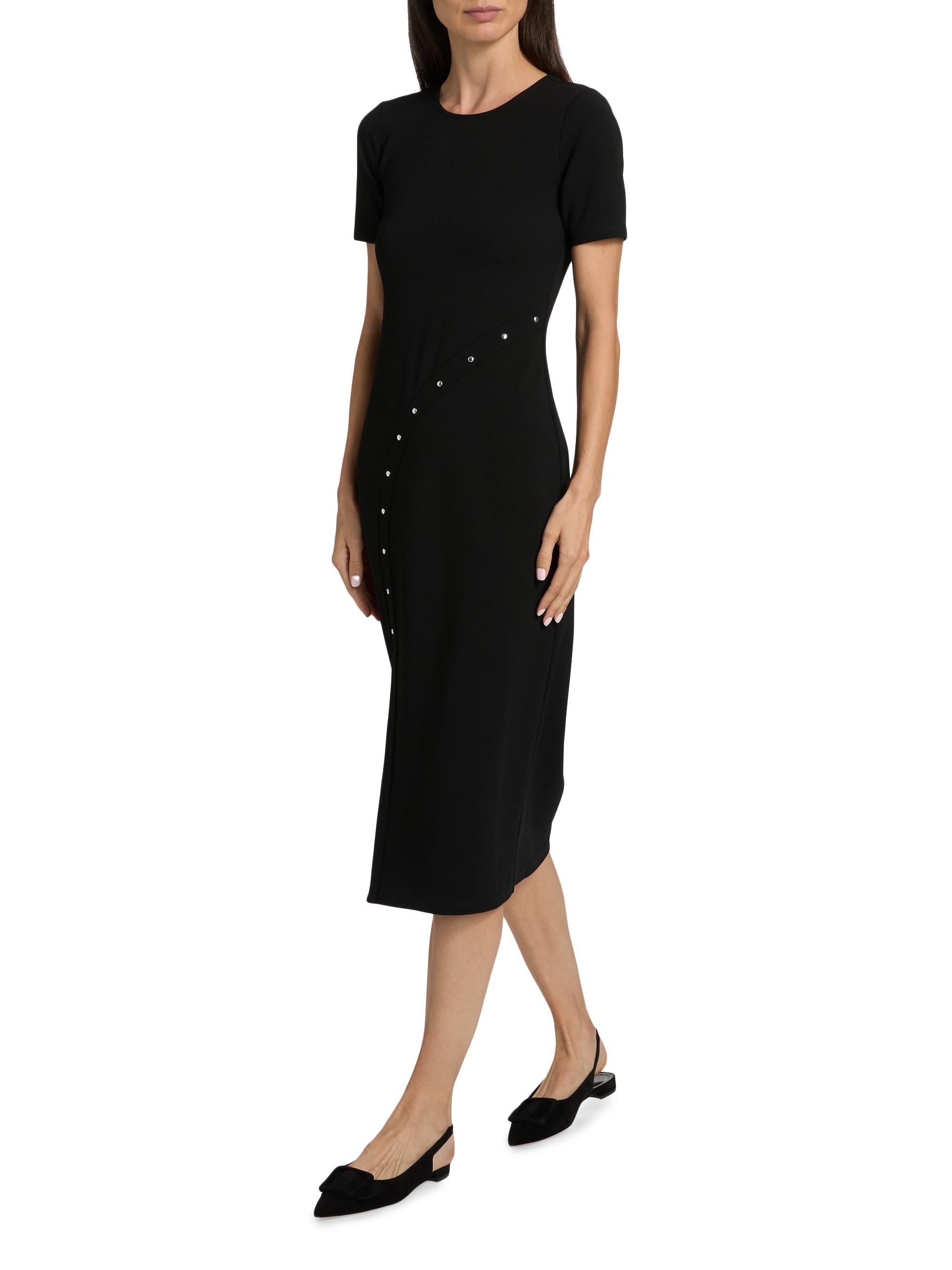 MICHAEL Michael Kors Dome Stud Midi-Dress | Saks Fifth Avenue