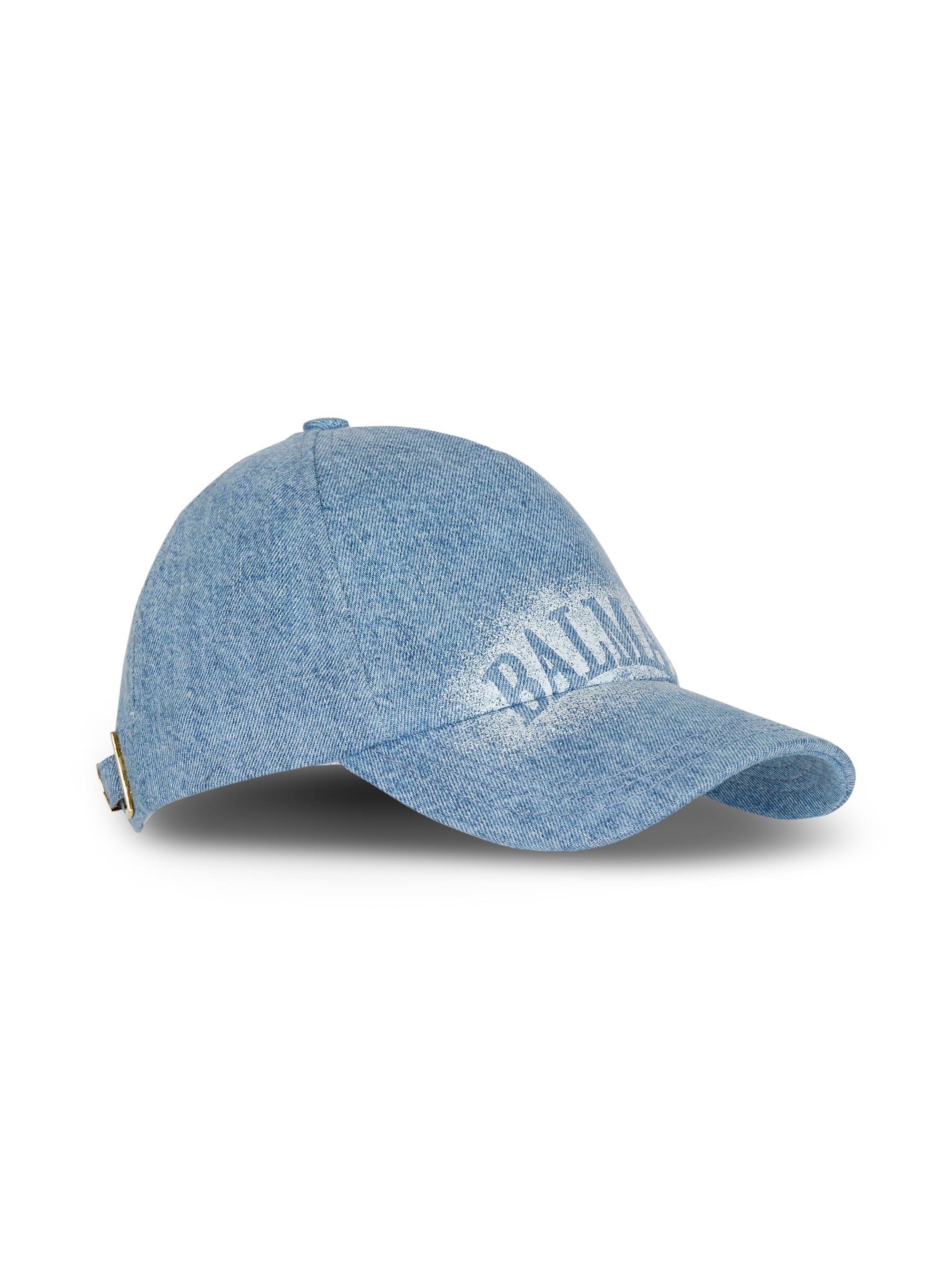 Balmain Logo Denim Baseball Cap | Saks Fifth Avenue