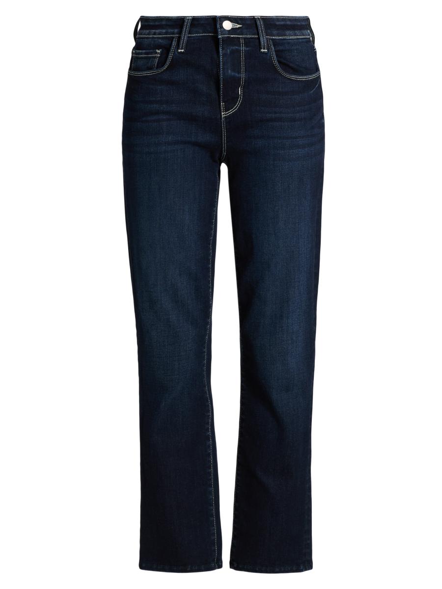 L'AGENCE Aiden Low-Rise Slim-Fit Crop Jeans | Saks Fifth Avenue