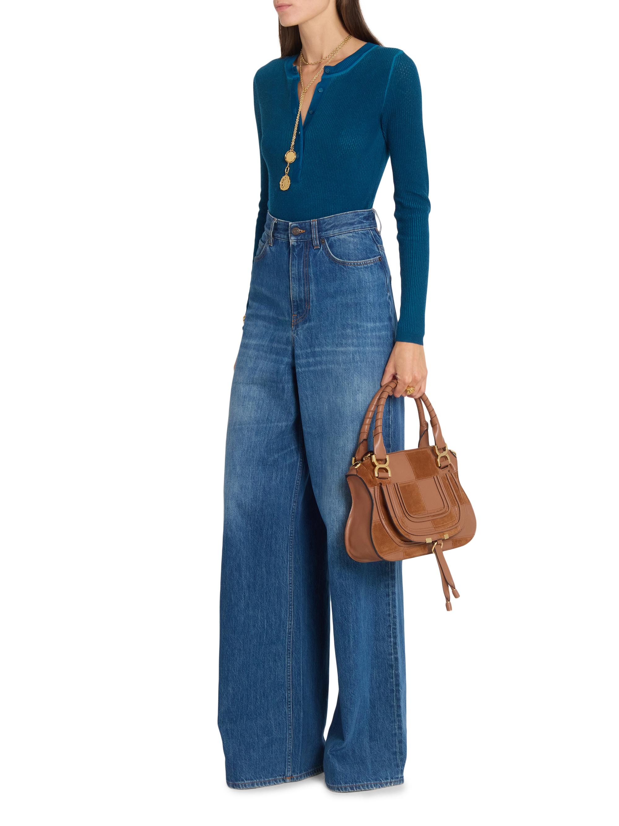 Chloé Medium Marcie Patchwork Leather & Suede Saddle Bag | Saks Fifth ...