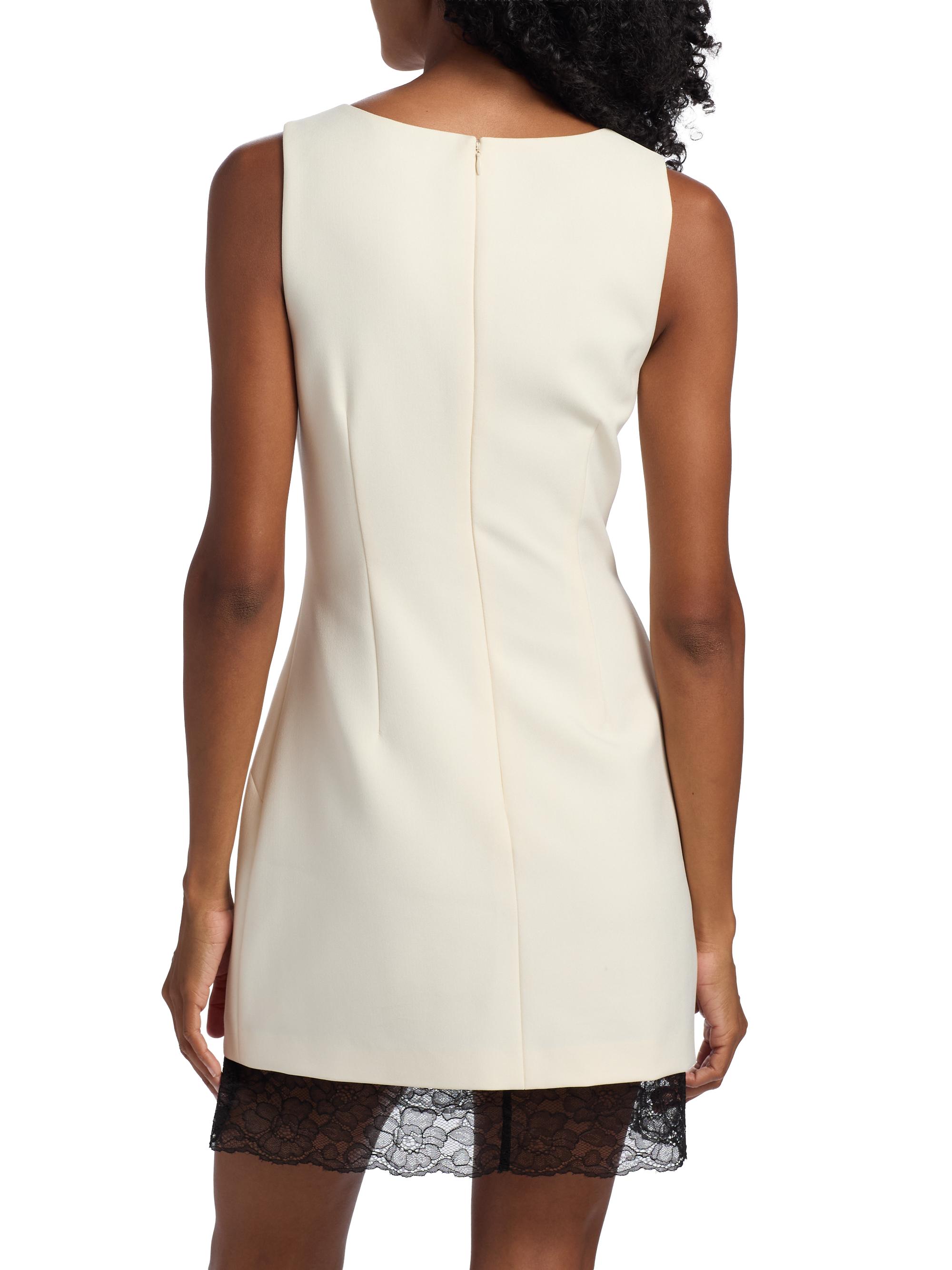 Toccin Helena Lace-Accented Minidress | Saks Fifth Avenue