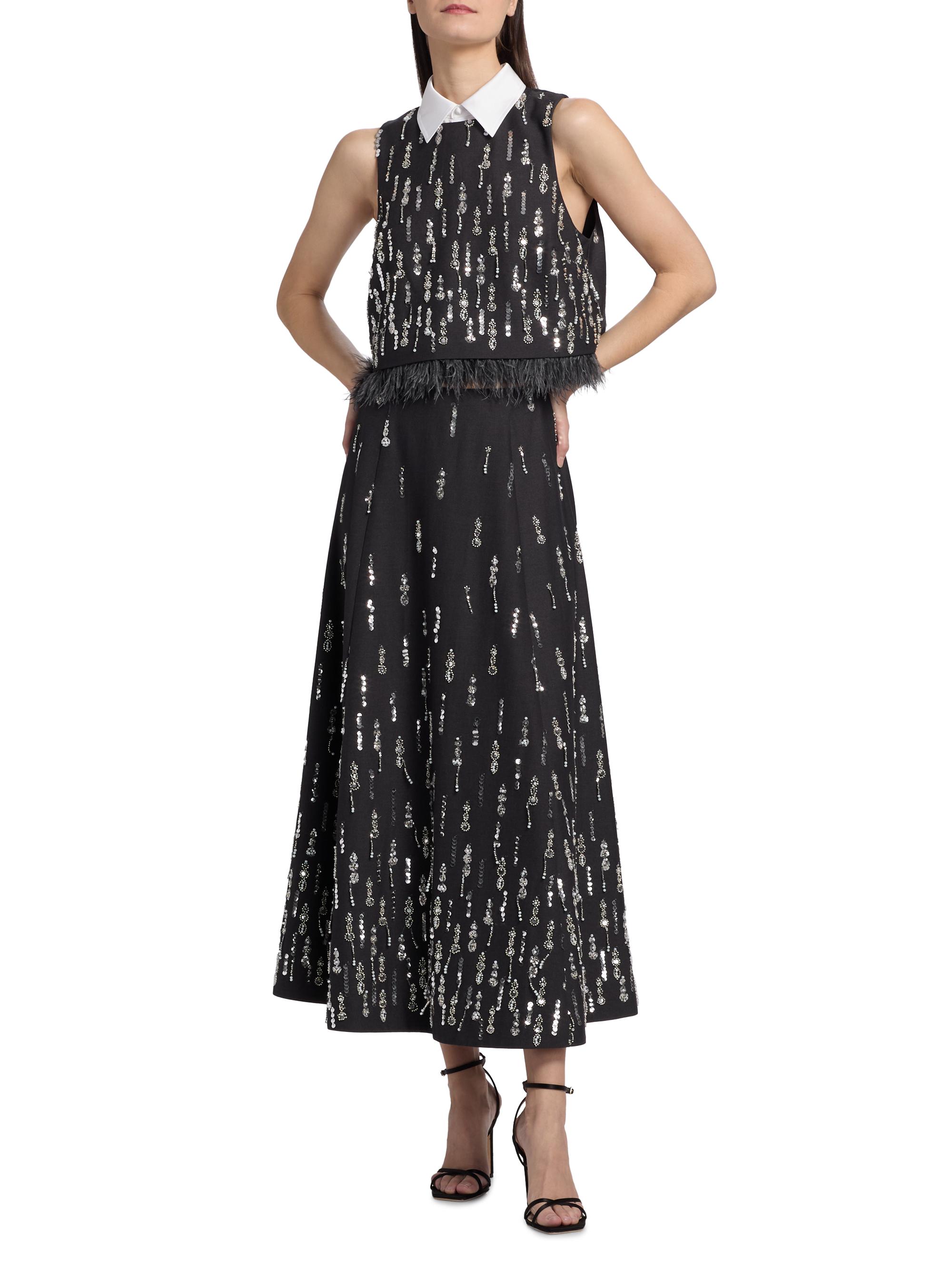 Cinq à Sept Selene Embellished Top | Saks Fifth Avenue