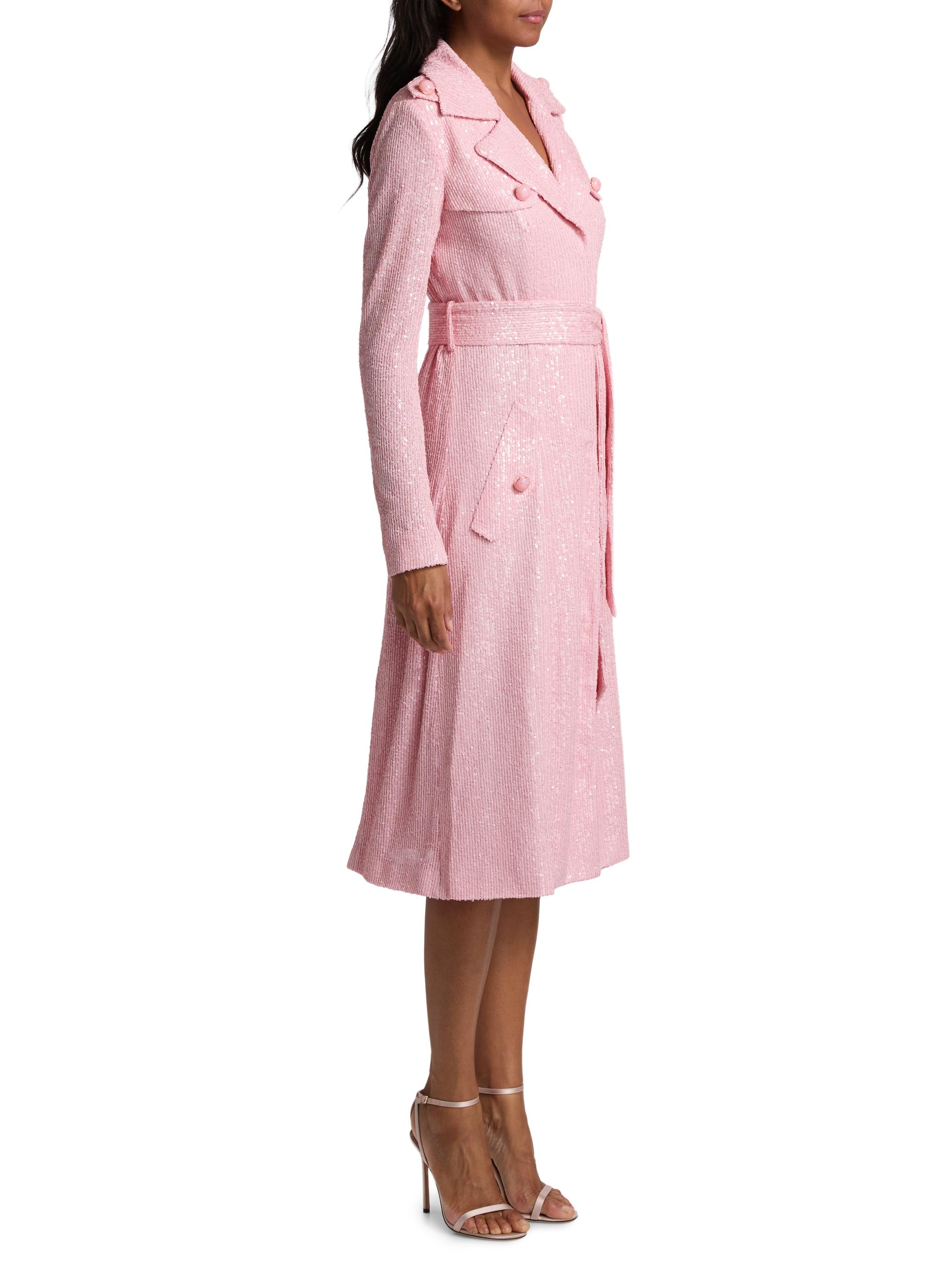 Cara Cara Alpine Sequined Trench Coat | Saks Fifth Avenue