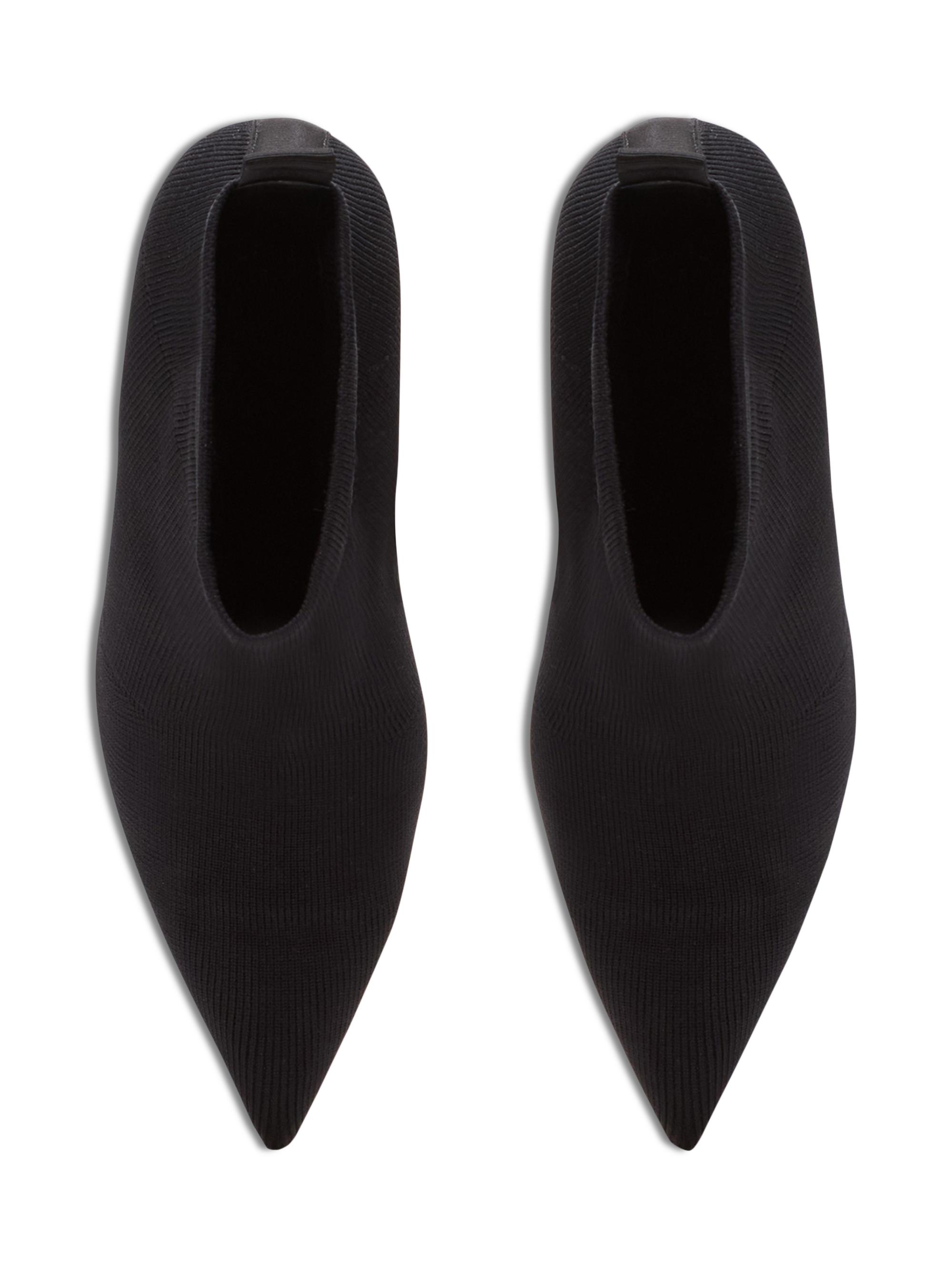 Balmain 95MM Knit Ankle Wedge-Boots | Saks Fifth Avenue