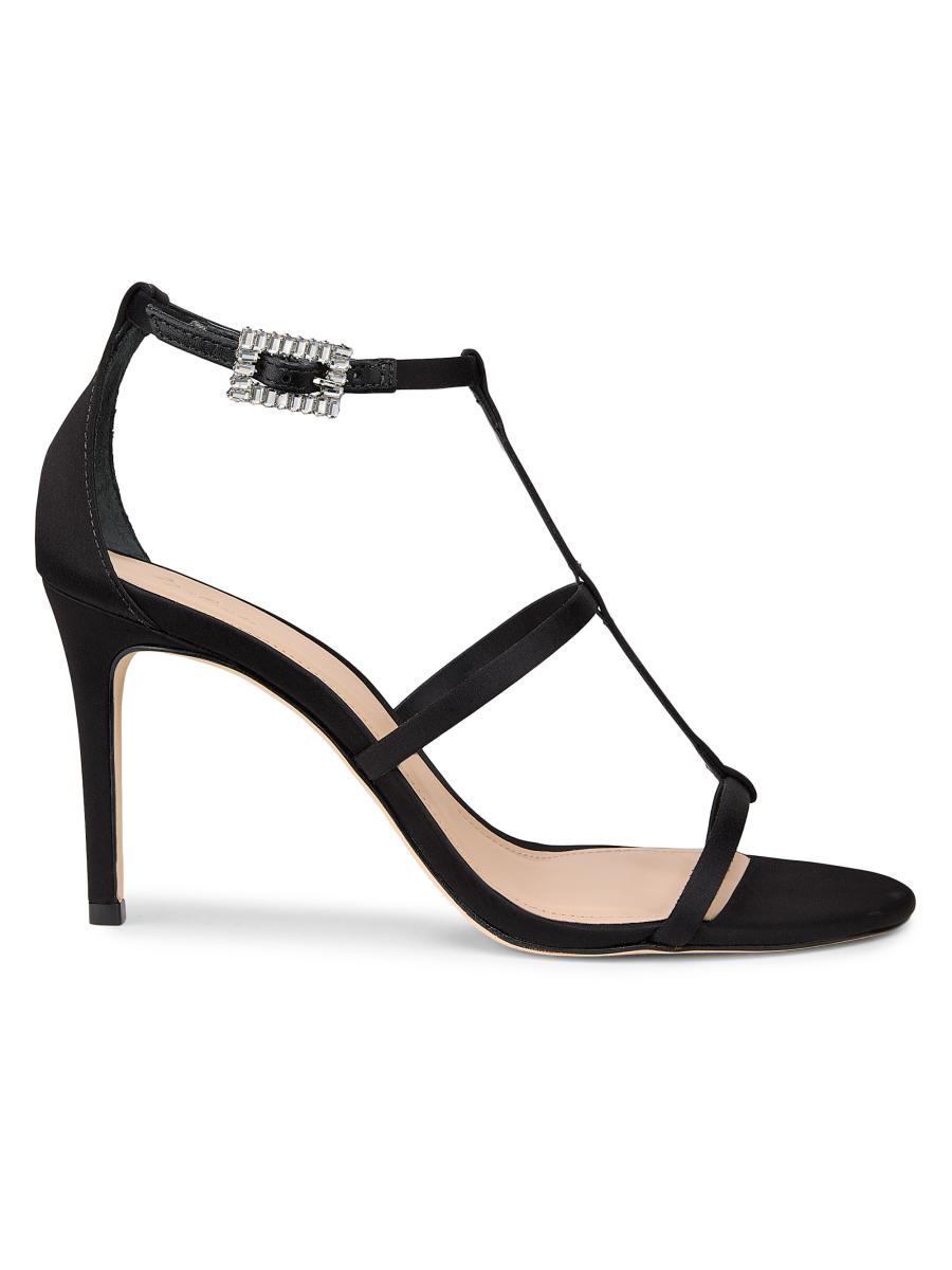 22élevé 90MM Crystal-Embellished Satin Stiletto Sandals | Saks Fifth Avenue
