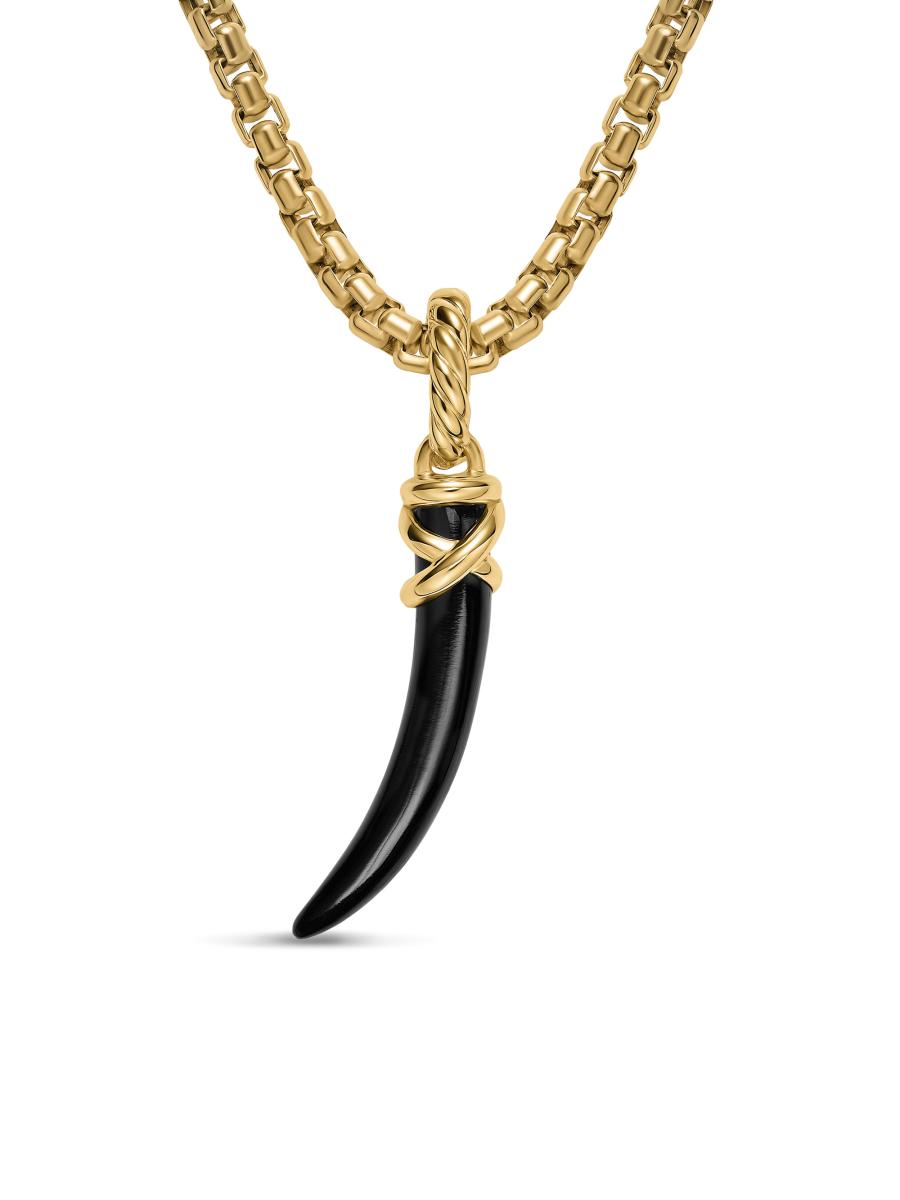 David Yurman Petite Tusk Amulet in 18K Yellow Gold | Saks Fifth Avenue
