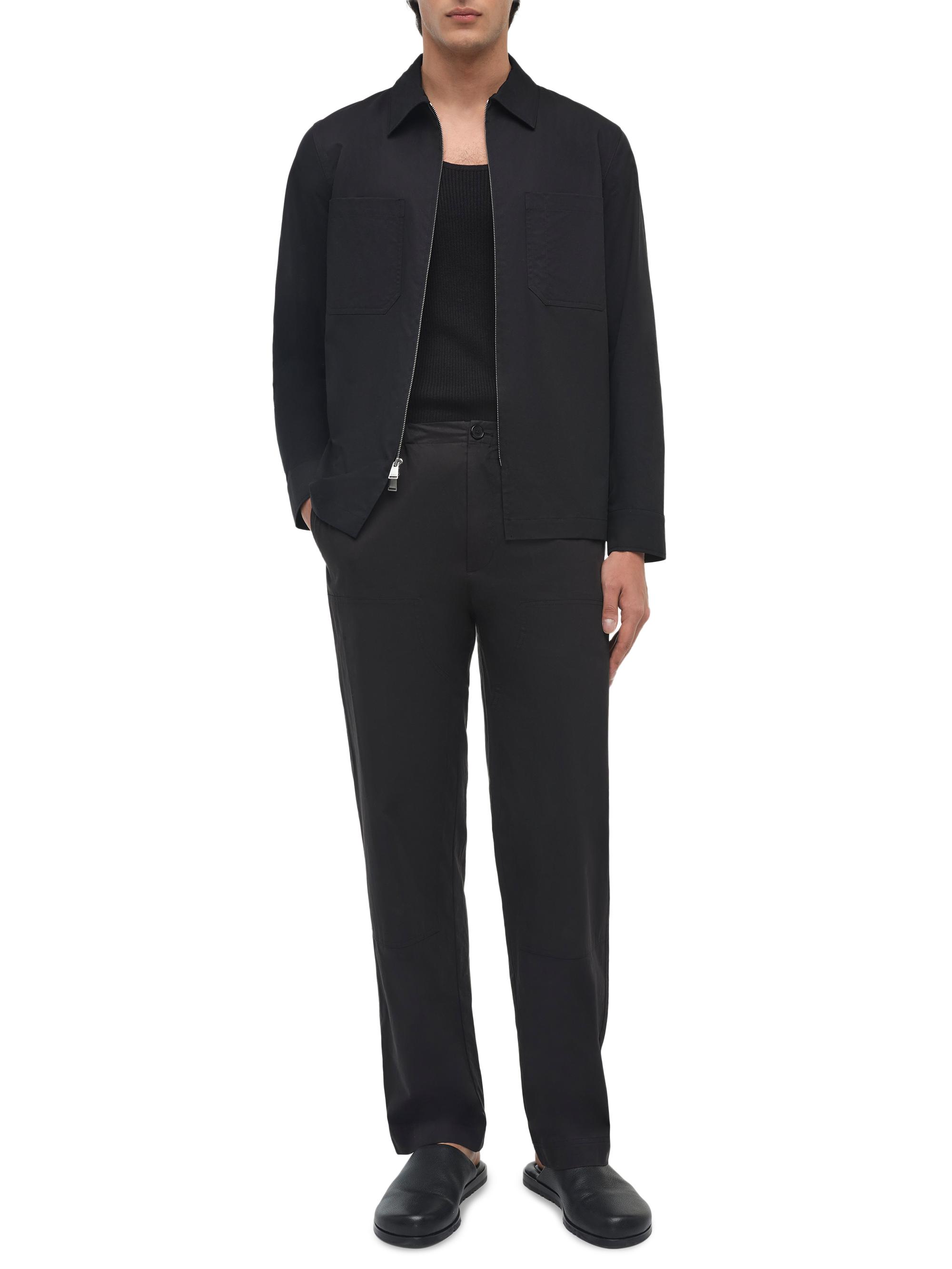 SIMKHAI Thatcher Cotton-Blend Zip-Front Carpenter Jacket | Saks Fifth ...