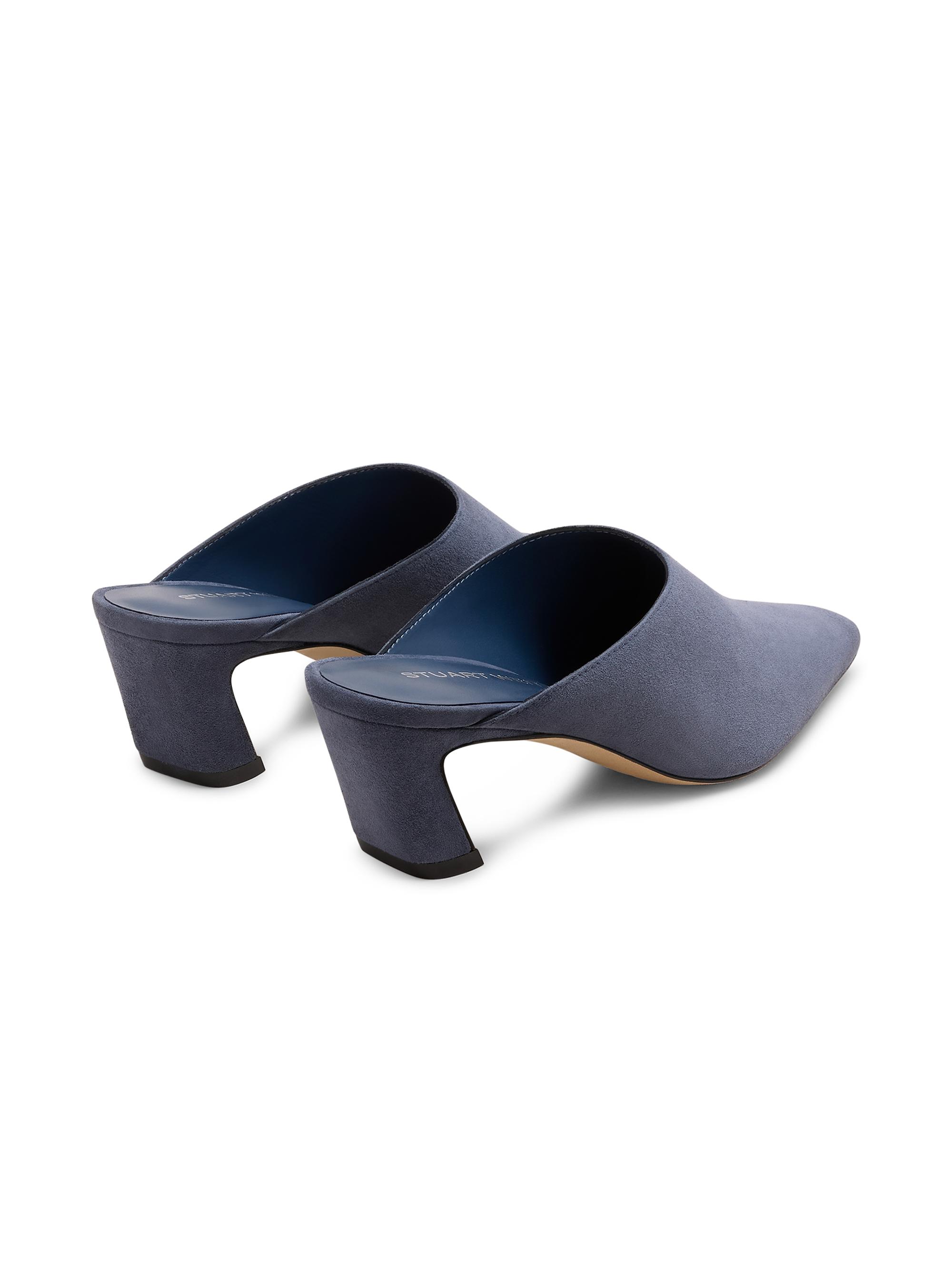 Stuart Weitzman Stassi 50MM Suede Mules | Saks Fifth Avenue