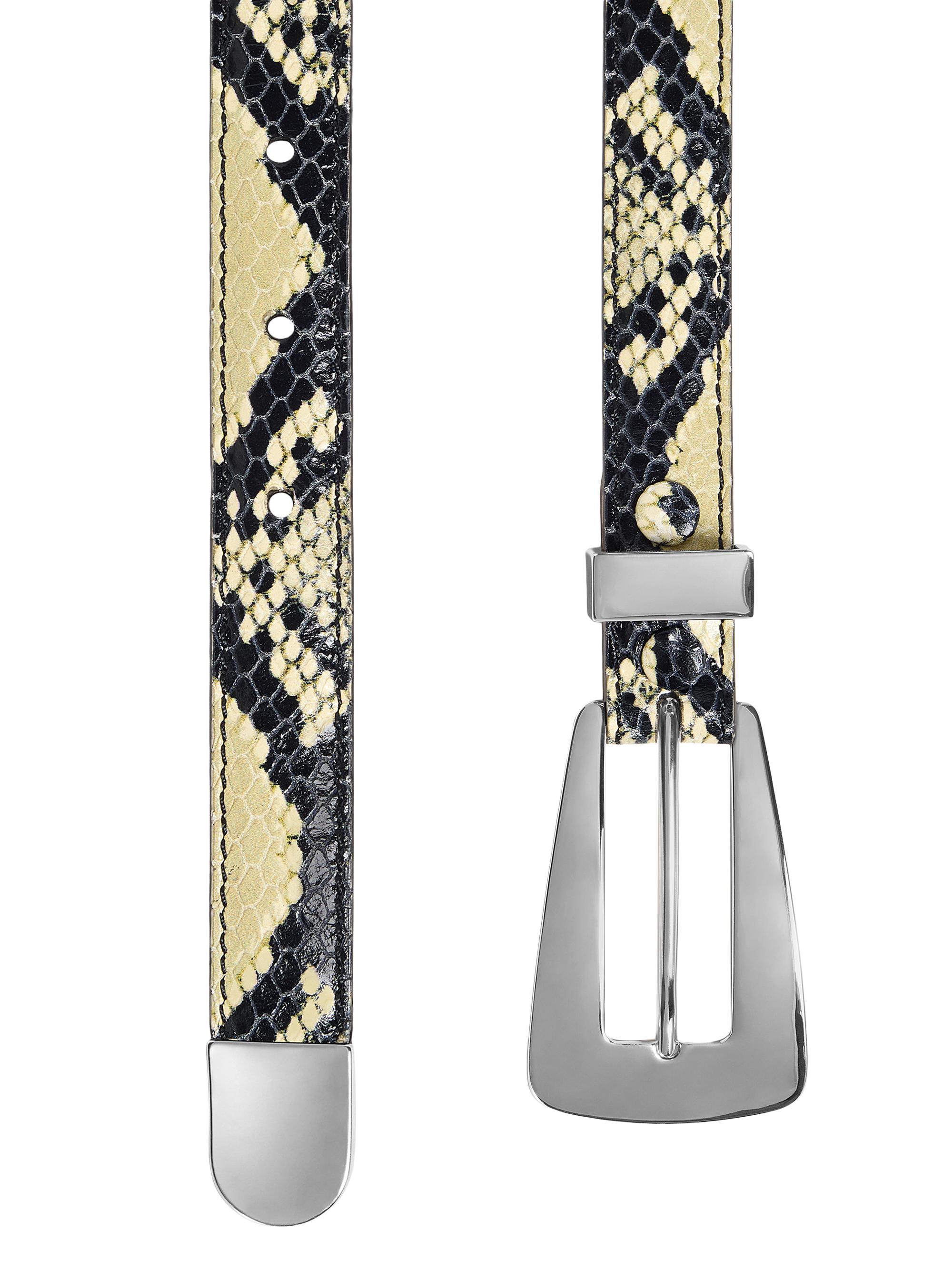 Khaite 25MM Lucca Snake-Embossed Belt | Saks Fifth Avenue