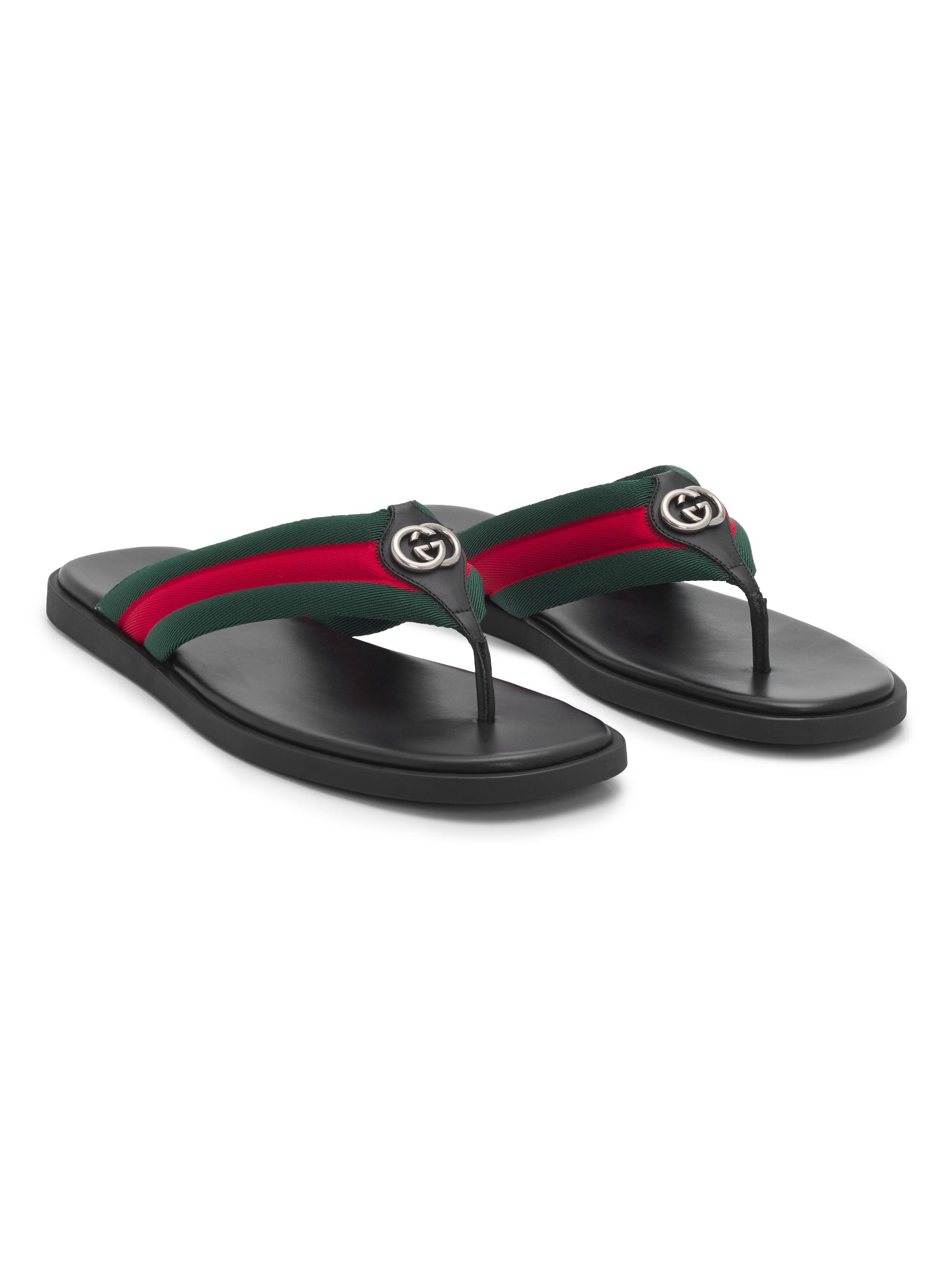 Gucci Maverik Flip-Flop Sandals | Saks Fifth Avenue